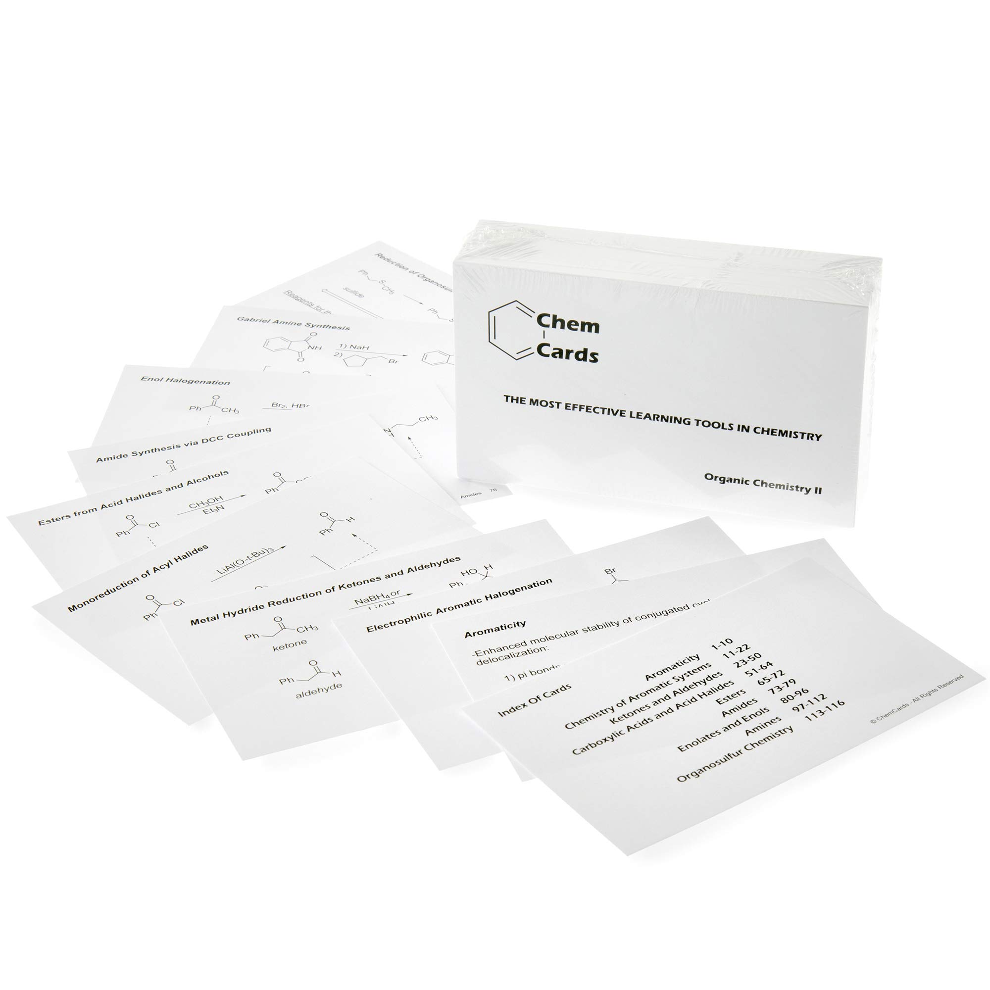 Amazon.com: ChemCards: Study Flash Cards for Organic Chemistry - Second ...