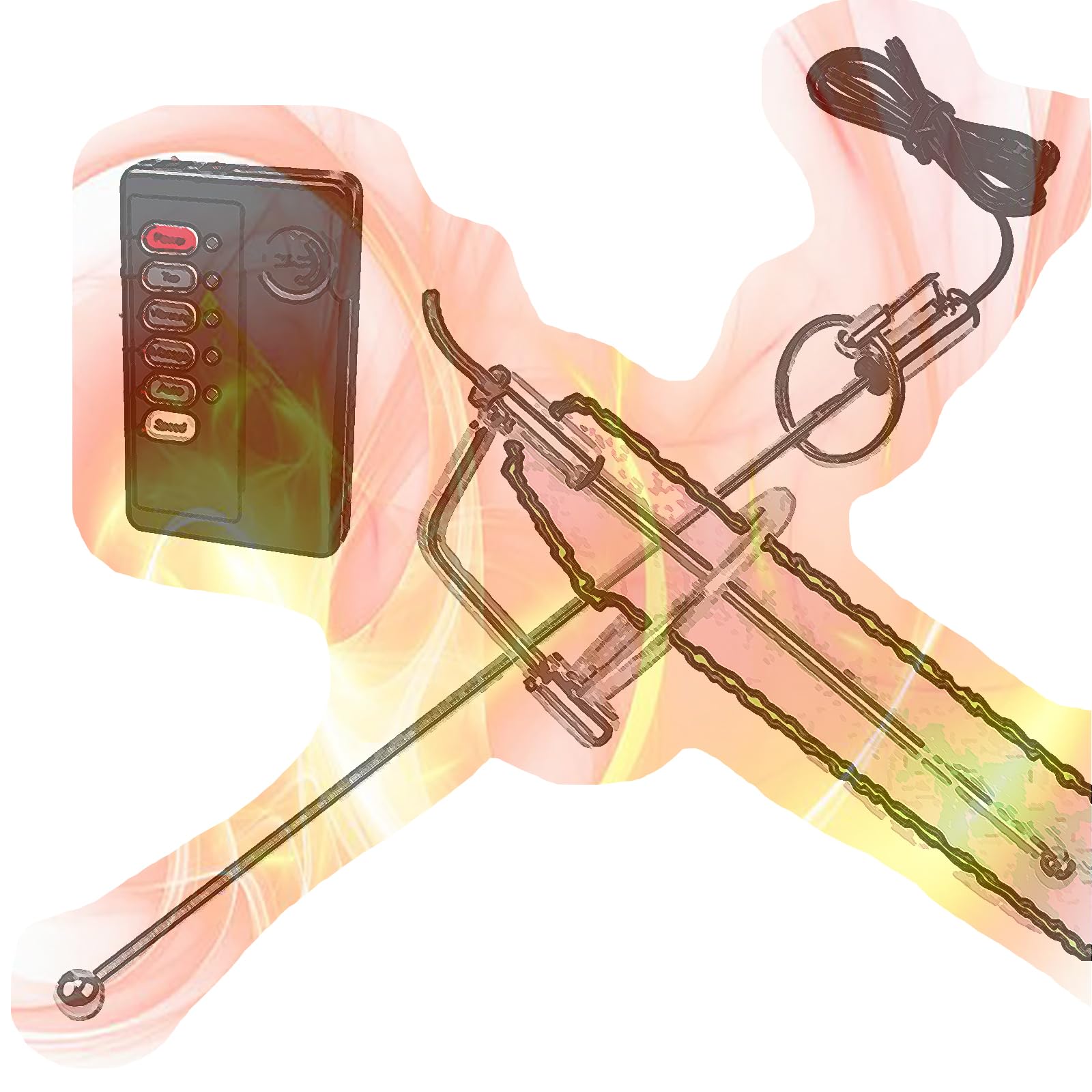 Amazon.com: Stainless Steel Small Fitness Stick with Controller ...