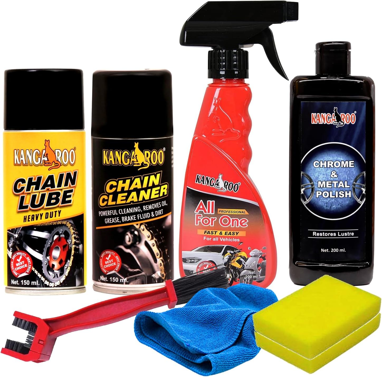 3M Bike Care Kit & 3M IE270101017 Chain Cleaner (75 g) : Amazon.in: Car ...