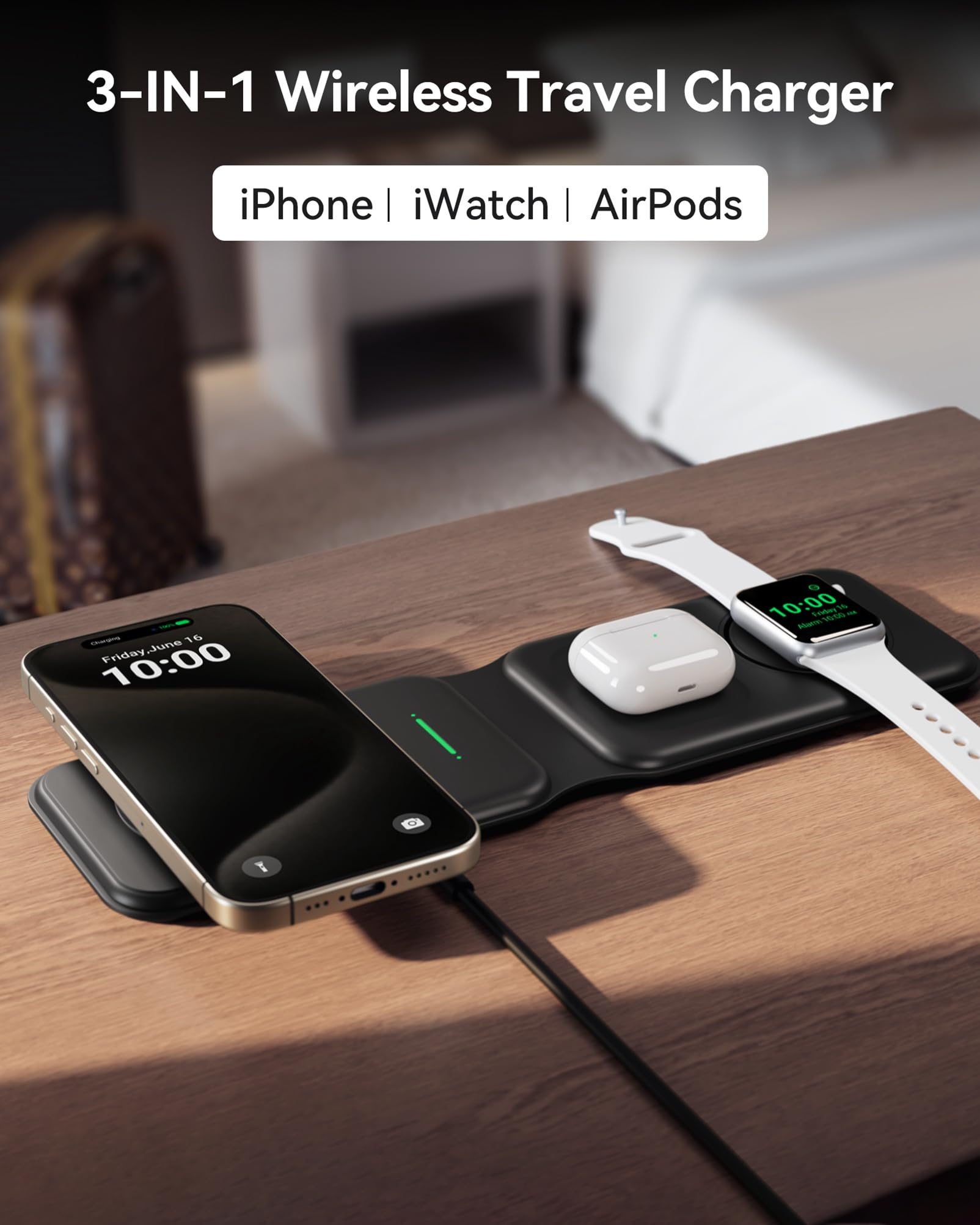 Snapklik.com : 3 In 1 Charging Station Multiple Devices For Apple, 15W ...