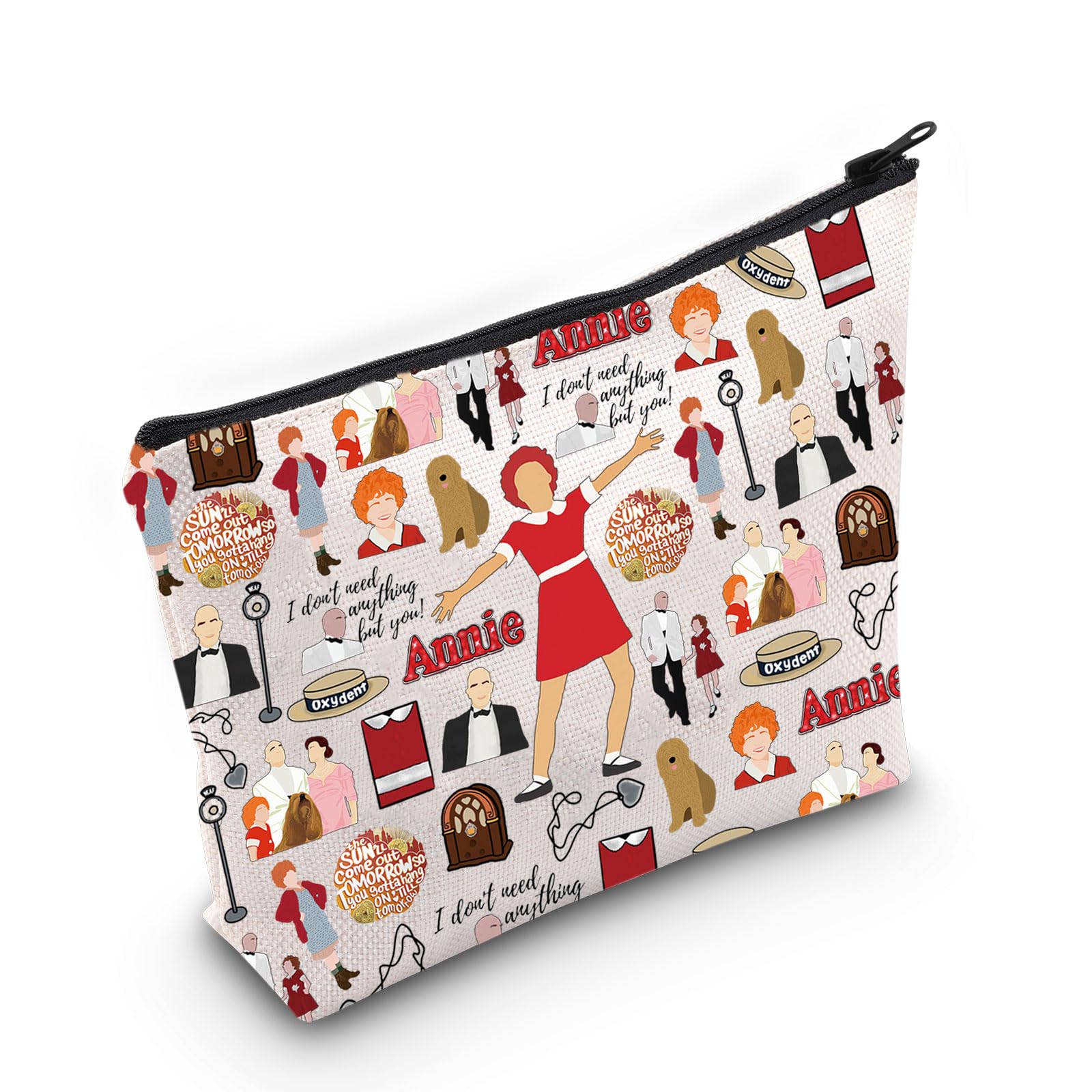 Amazon.com: WZMPA Annie Broadway Musical Toiletry Bag Annie Movie Fans ...