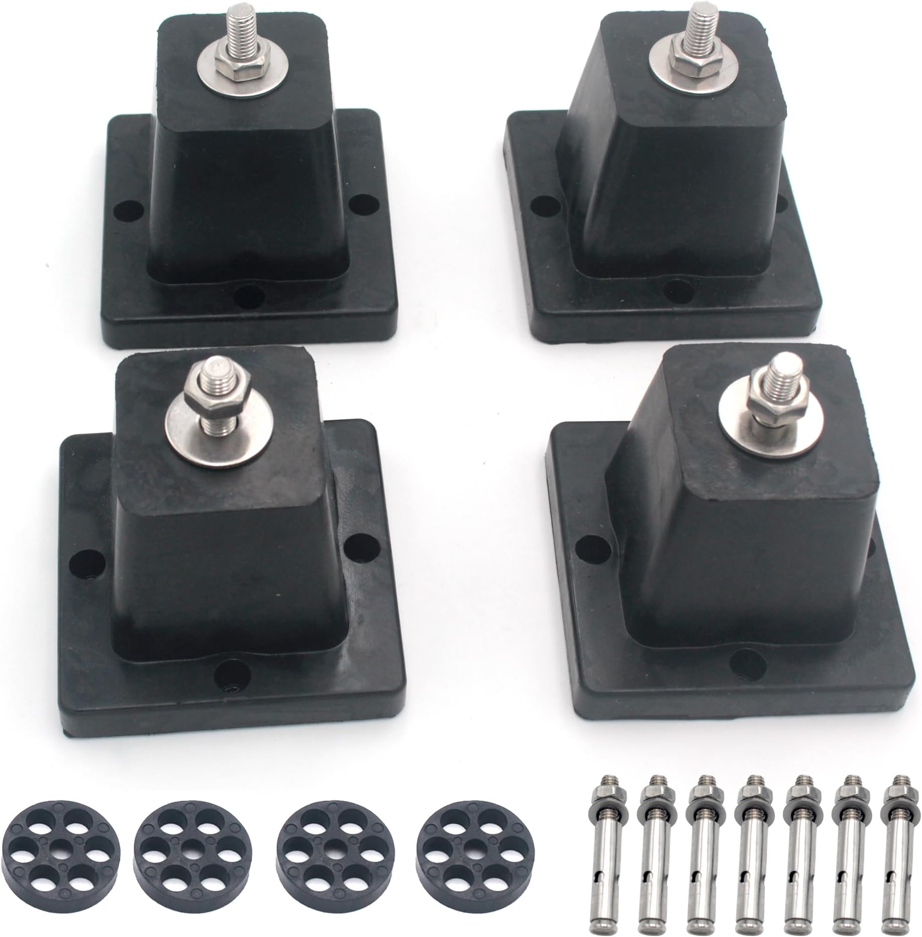 Amazon.com: Anti-Vibration Shock Absorbing Rubber Ground Stand Mounting ...