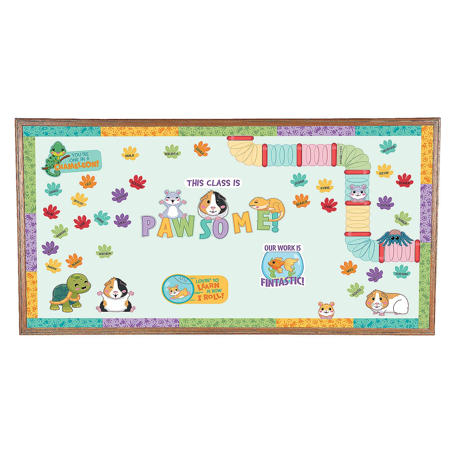Amazon.com: Fun Express Classroom Pets Bulletin Board Set - 74 Pc ...