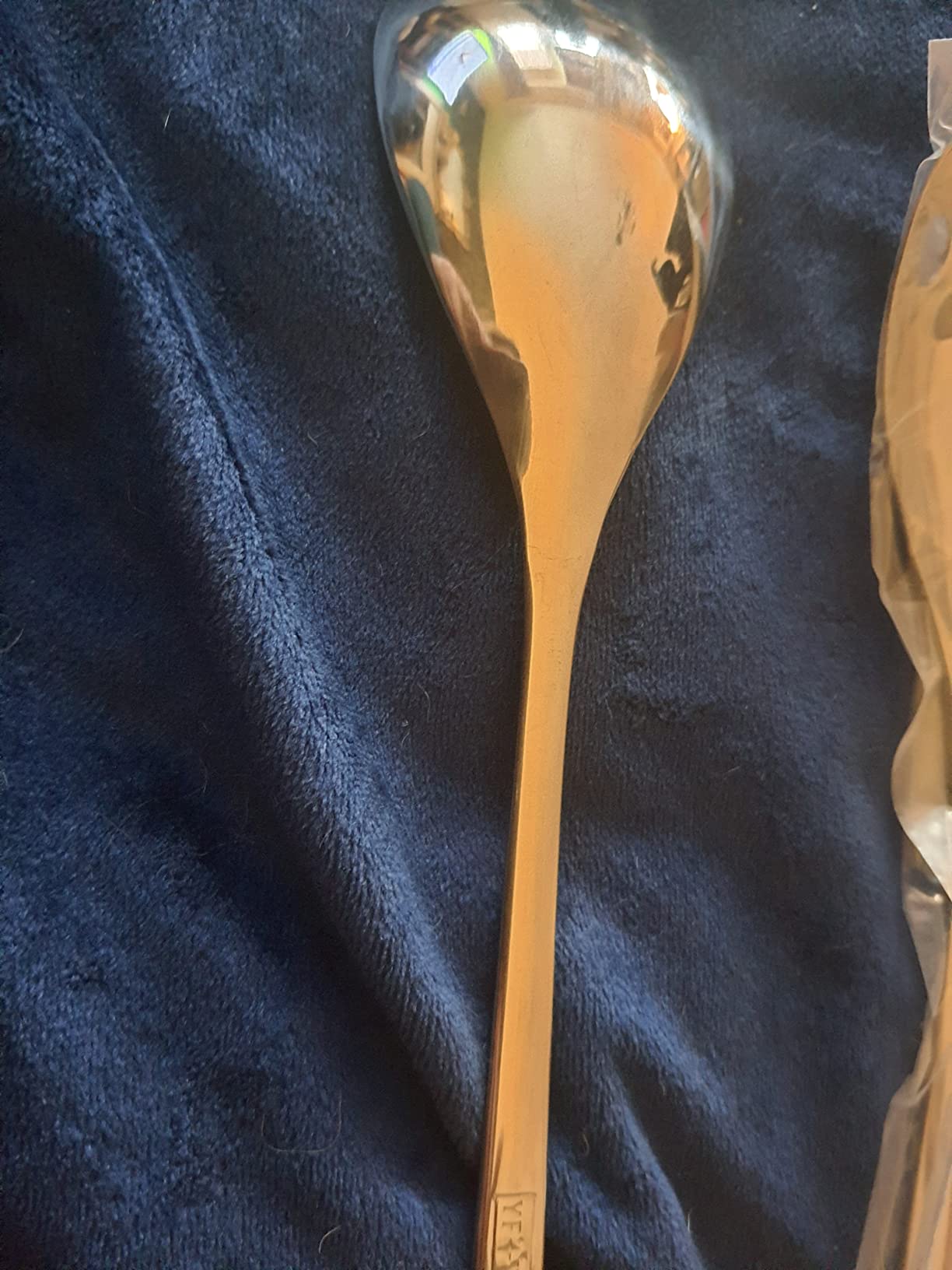 Slotted Spoon Serving Spoon, 9.3 inches Stainless Steel Salad Serving ...