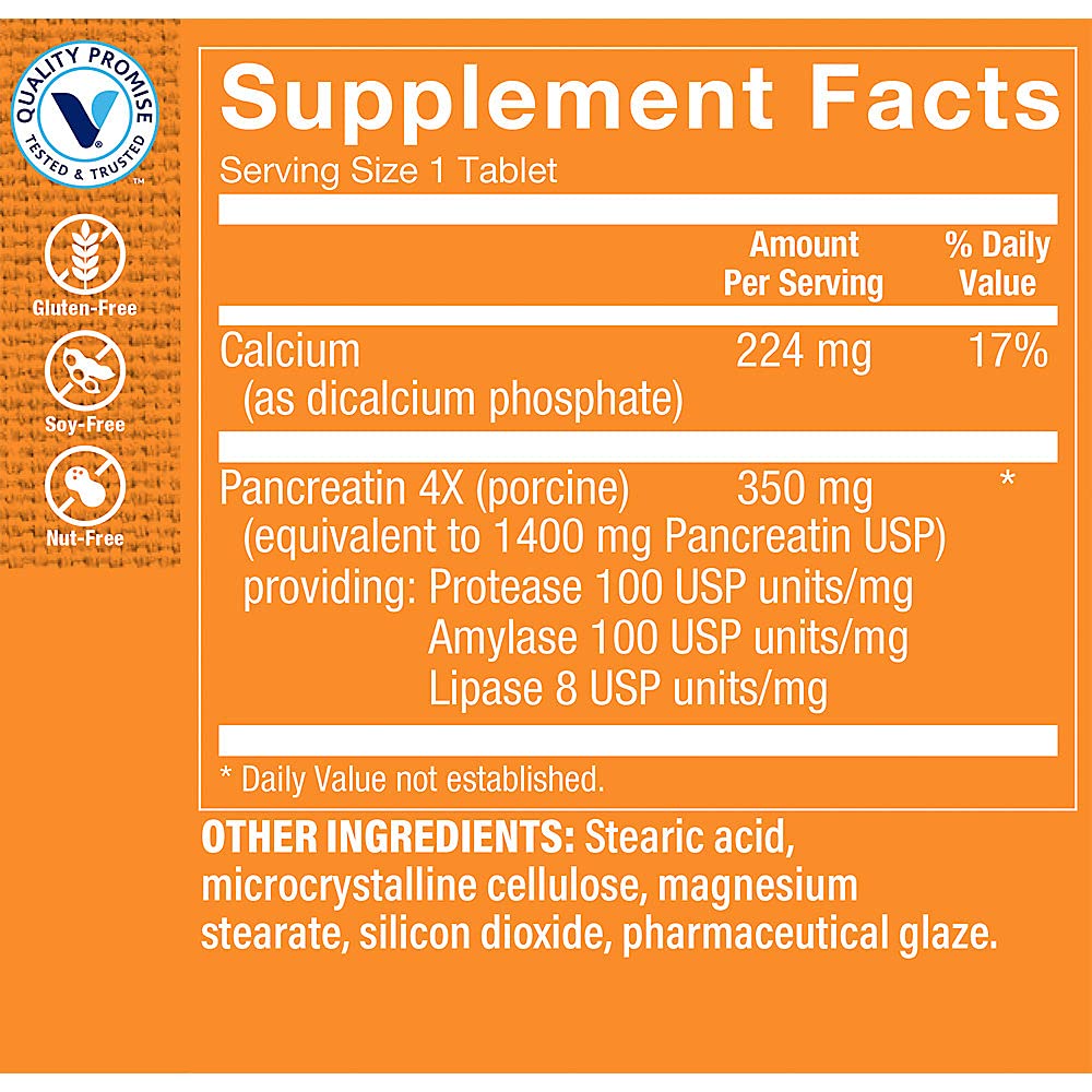 The Vitamin Shoppe Pancreatin...B00014D7WS | Encarguelo.com