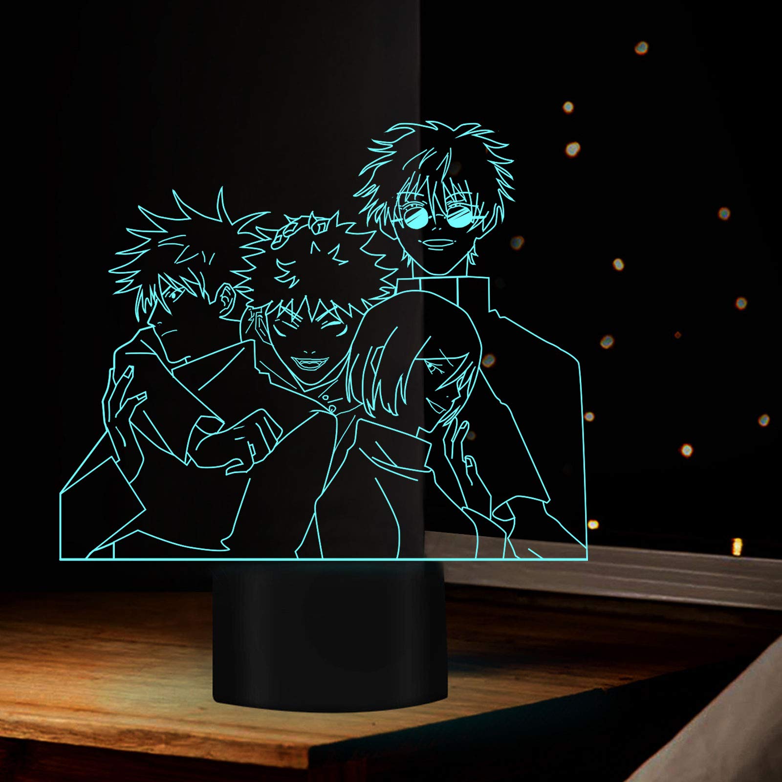 Buy Anime Lamp Ryomen Sukuna Satoru Gojo Light Jujutsu Kaisen Led Yuji ...