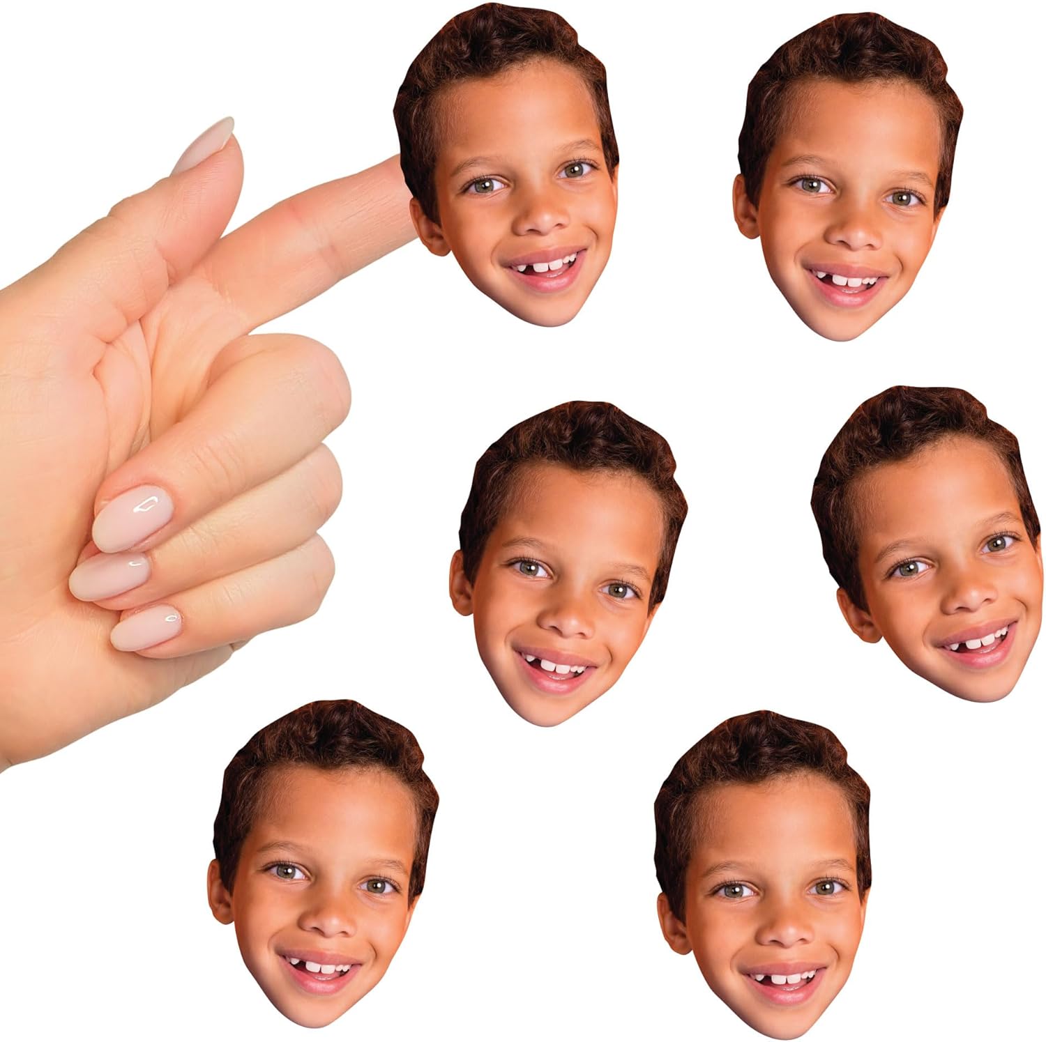 Amazon.com: Big Dot of Happiness Custom Photo Party Favors - Fun Face ...