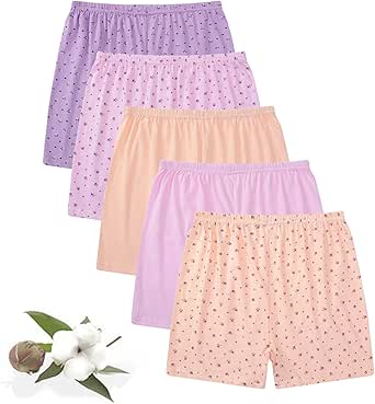 Ogvfunv - Calzoncillos tipo calzones de algodón para mujer, 5 piezas ...