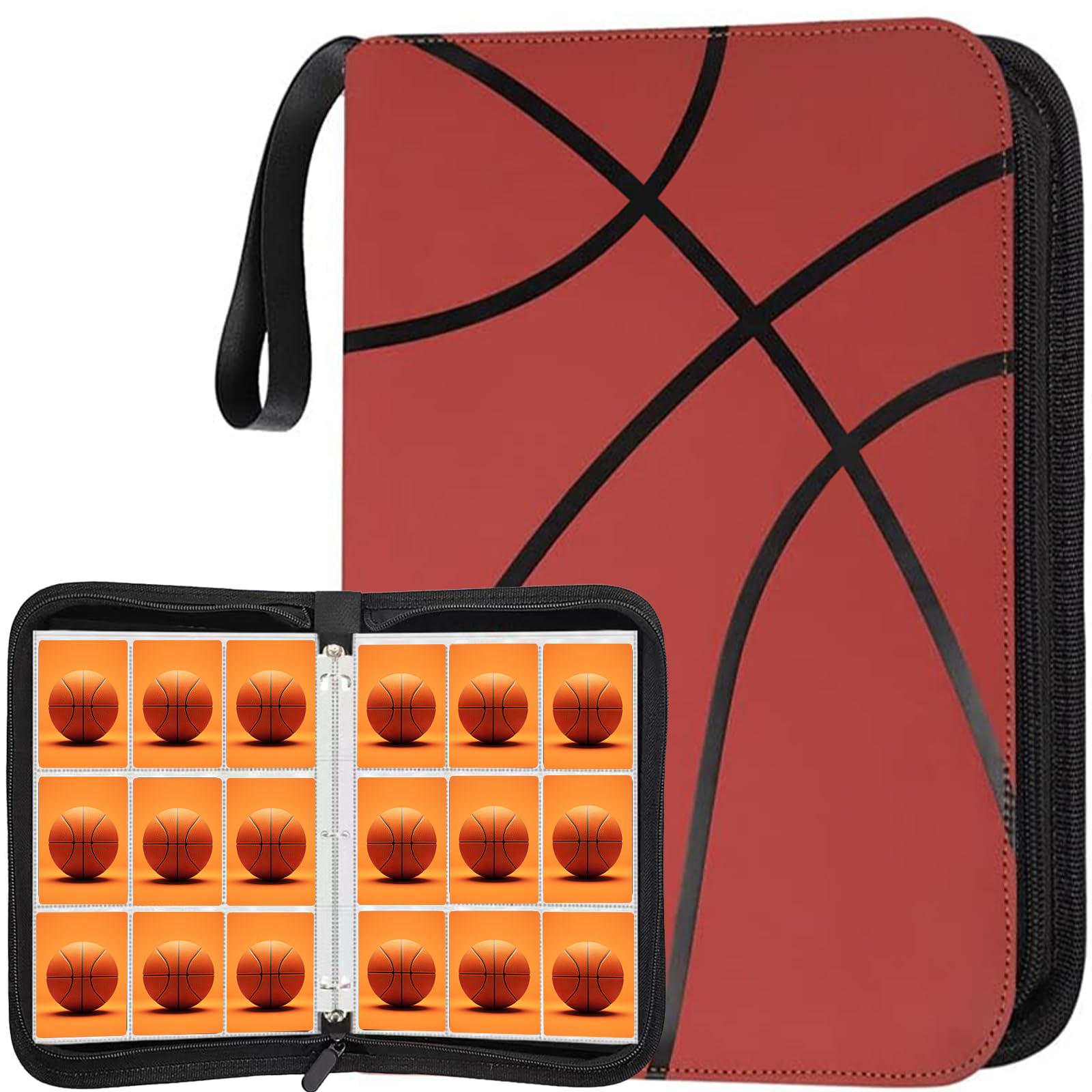 Snapklik.com : 900 Pockets Basketball Trading Card Binder, Card Binder ...