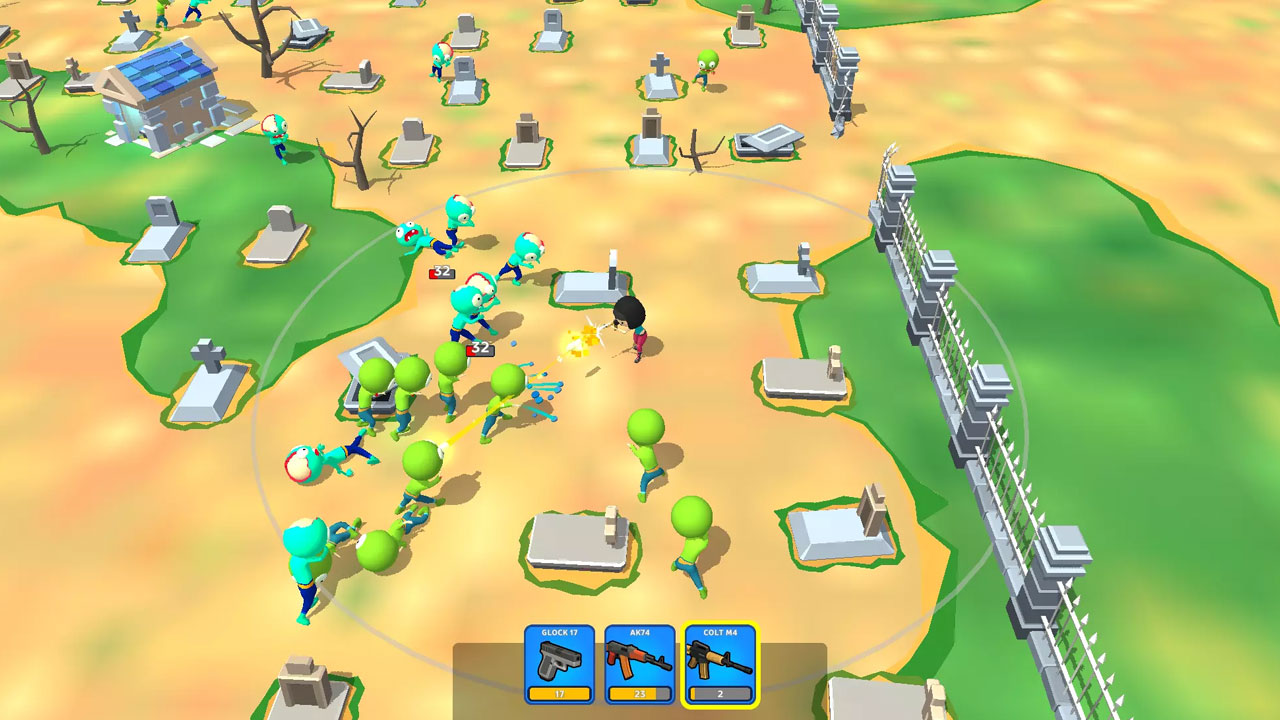 Stickman Survival Shooting Stupid Dead Zombies Simulator Fun Kids Games ...