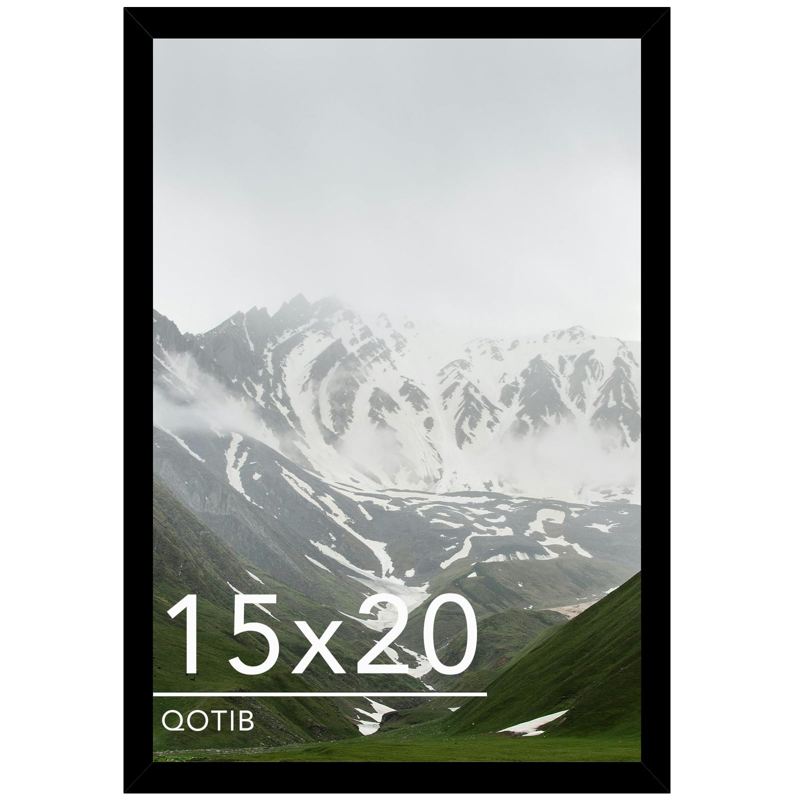 Amazon.com - QOTIB 15x20 Picture Frame Black for Wall Mounting ...