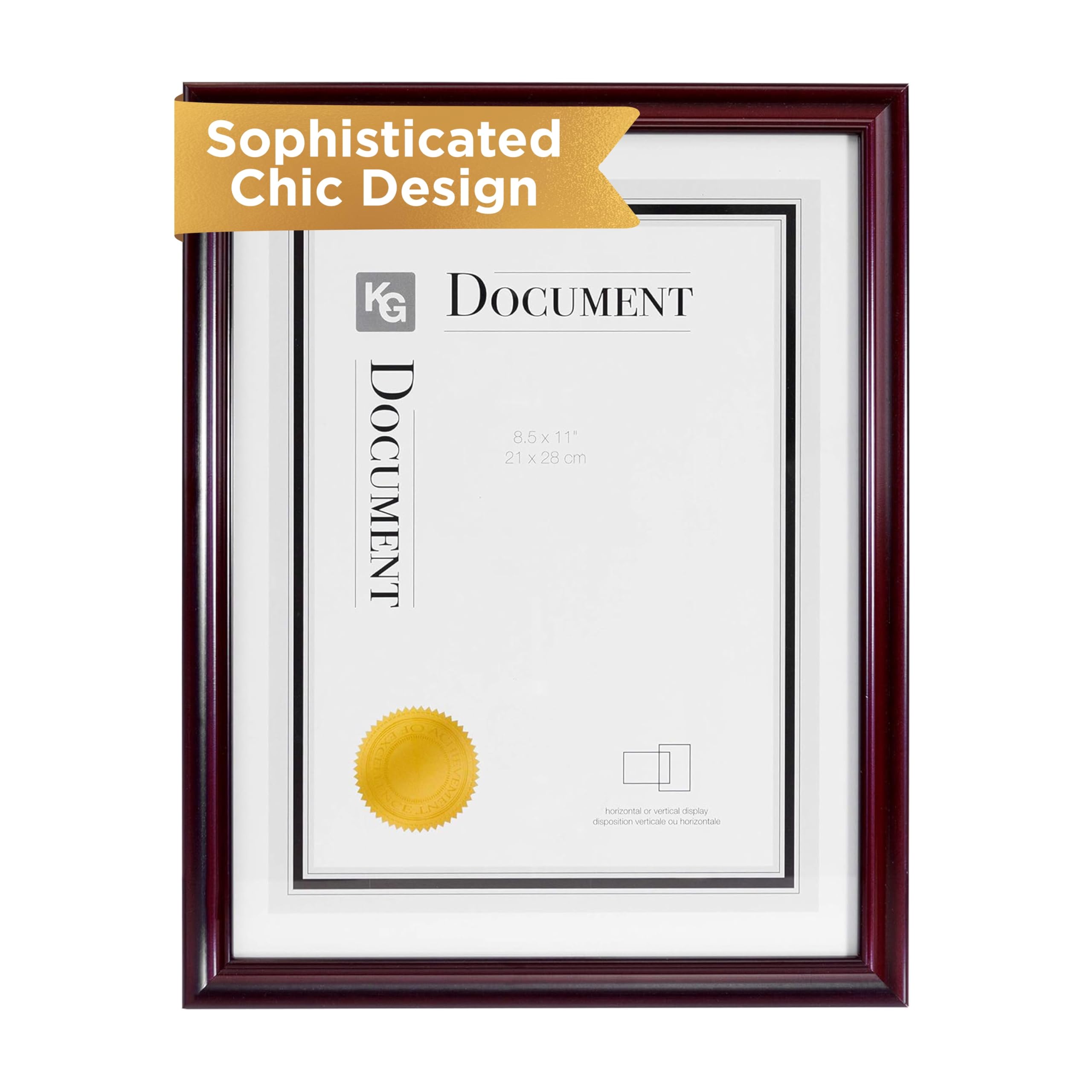Kiera Grace Harper Diploma Frame, Picture Frame for an 8.5" x 11 ...