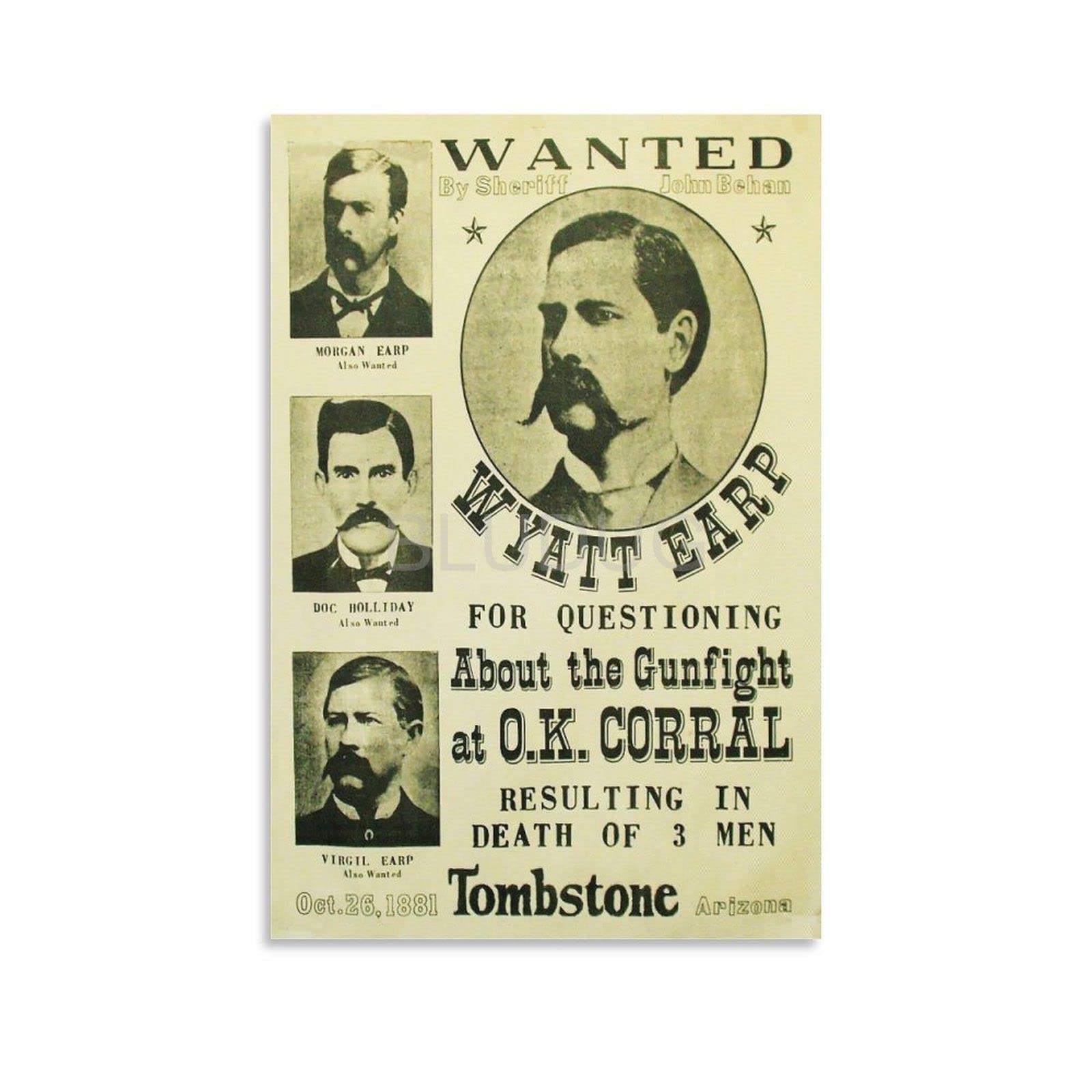 Wyatt Earp Wanted Poster