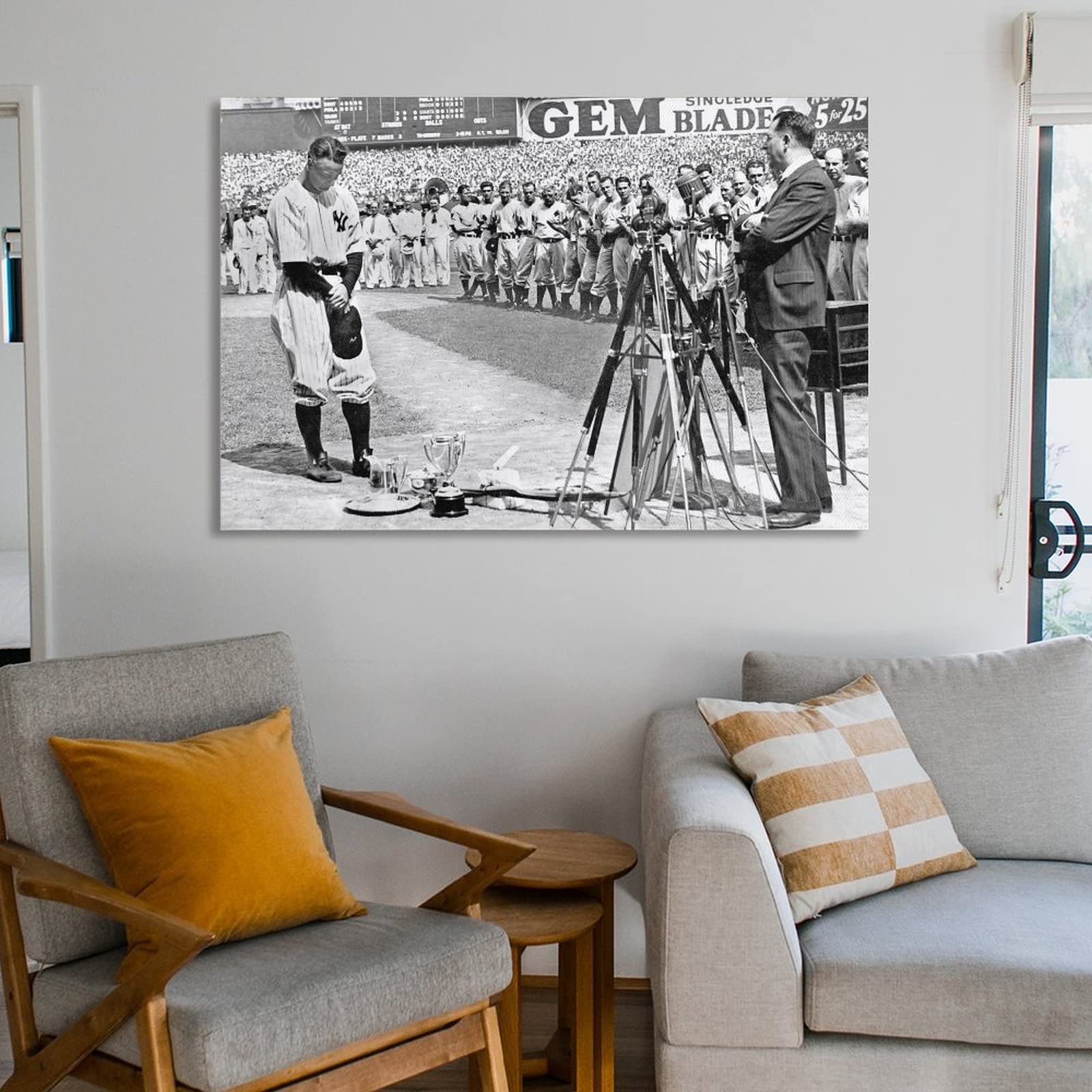 Lou Gehrig Speech Poster