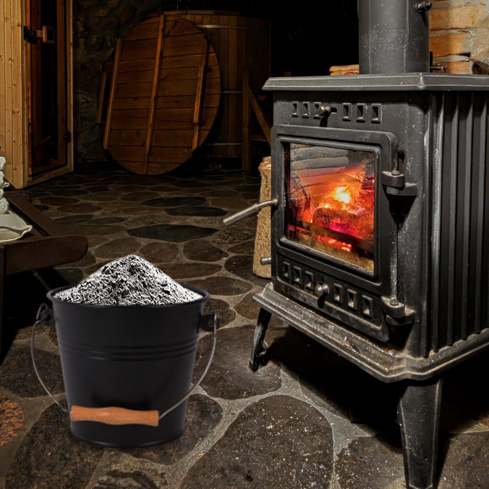 Snapklik.com : Mini Ash Bucket For Fireplace, Fireplace Ash Bucket