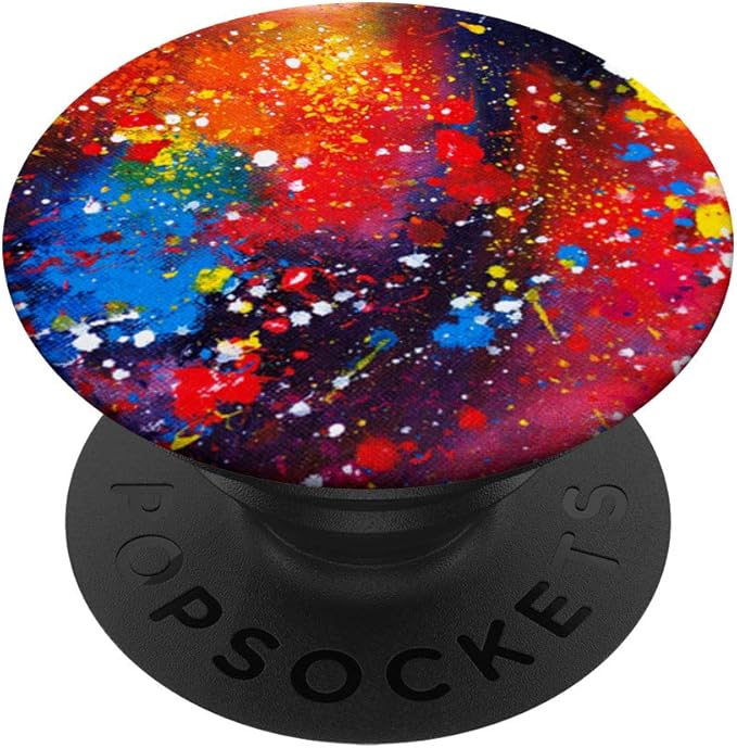 Amazon.com: Color Splash Pop Mount Socket Multicolor Paint PopSockets ...
