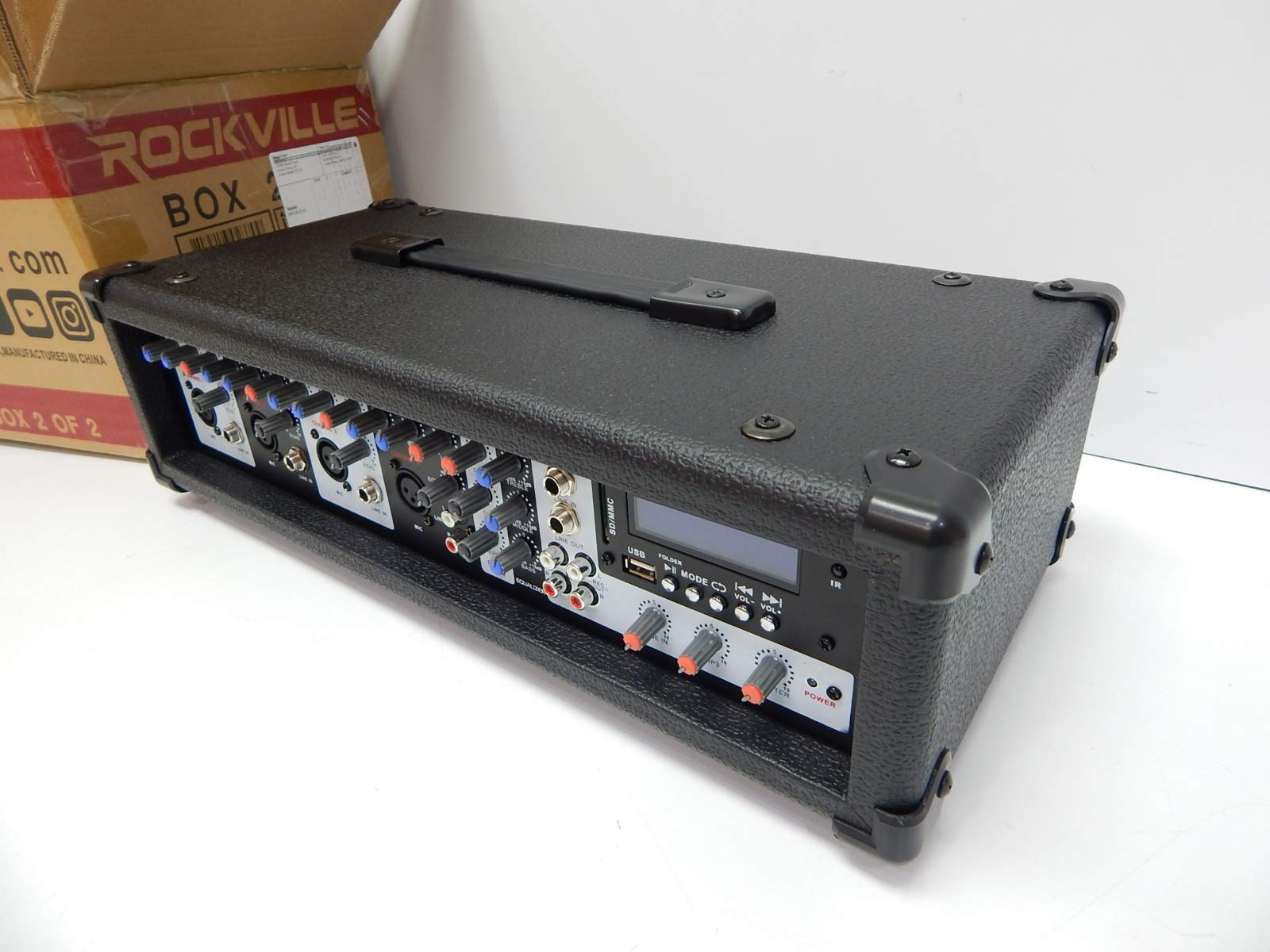 Snapklik.com : RPM45BT 1800w Powered 4 Channel Mixer/Amplifier W ...