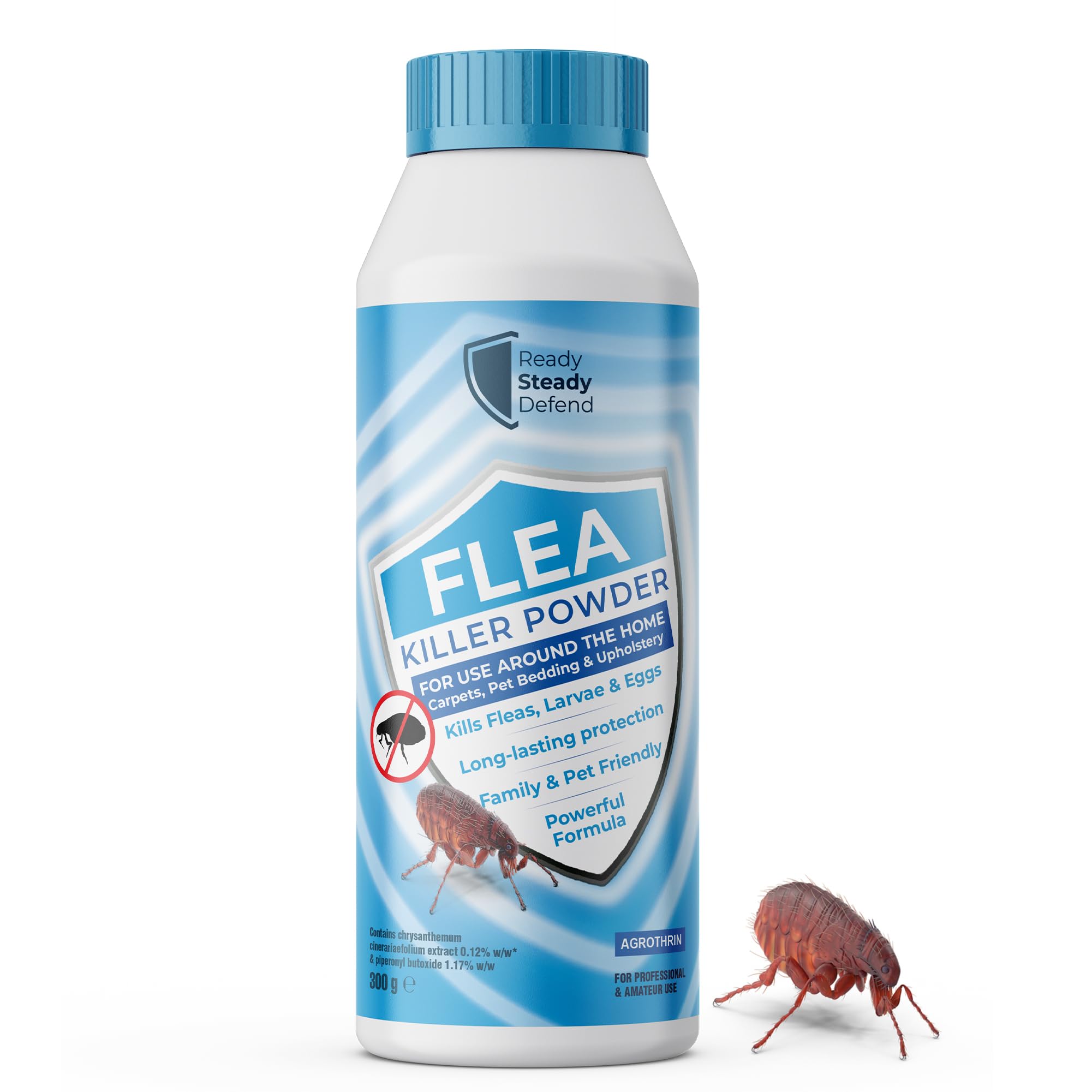 Flea Killer Powder - 0.12% Chrysanthemum Extract, Kills All Flea Life ...