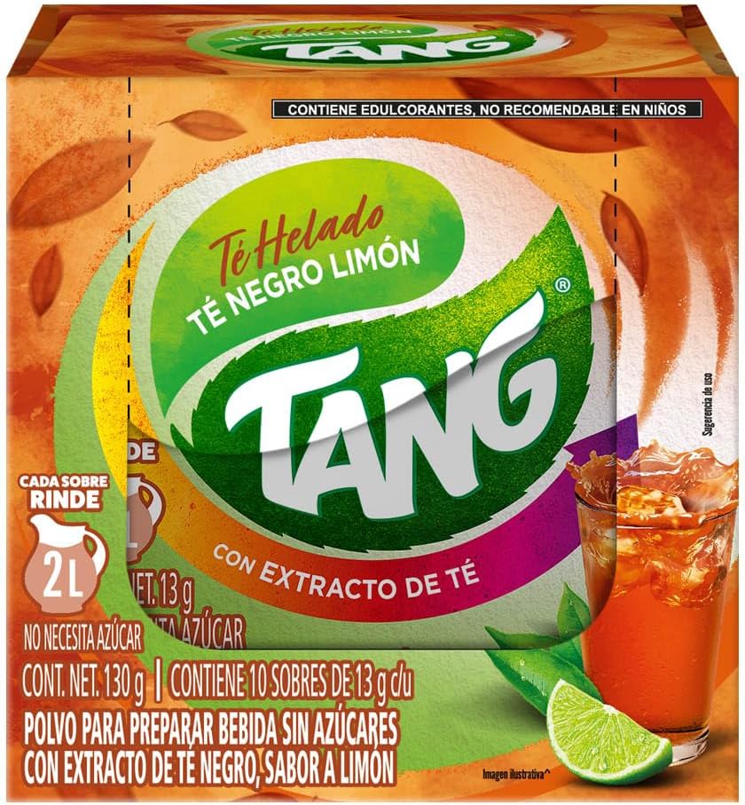 Tang Bebida en Polvo Sabor Té Negro Limón, 8 sobres de 13 g c/u ...