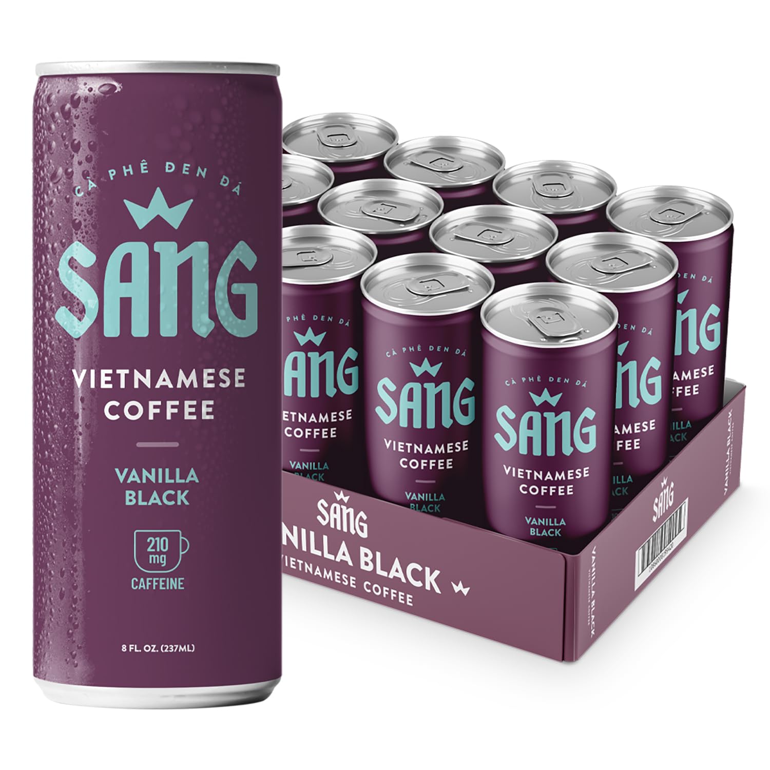 Amazon.com: SANG Vietnamese Iced Coffee - Vanilla Black Flavor 8oz ...