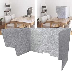 Desk Divider Desktop Privacy Panel Sneeze Guard 60cm 80cm 100cm ...