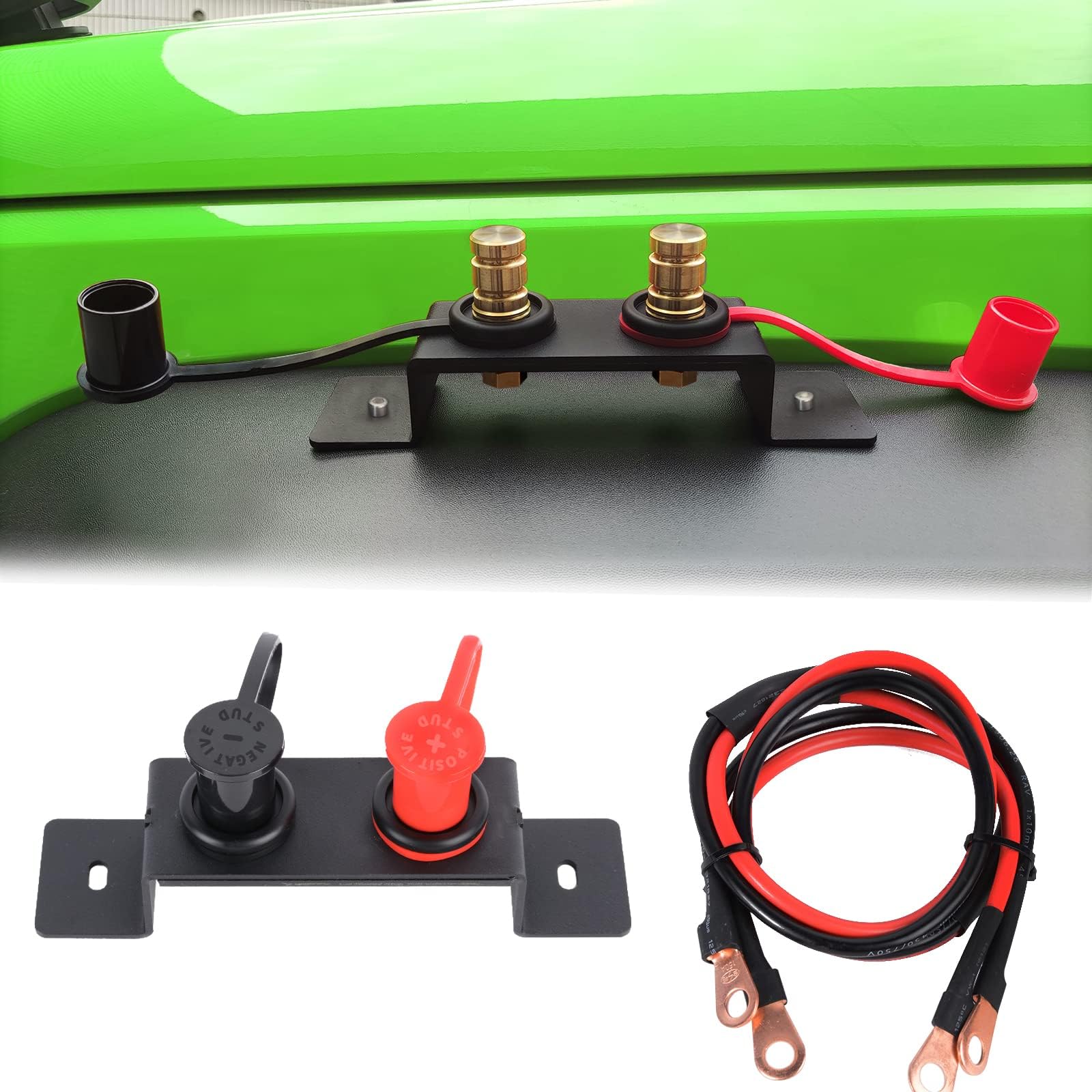 Amazon.com: Waterproof Remote Battery Terminals, Battery Jump Post Kit ...