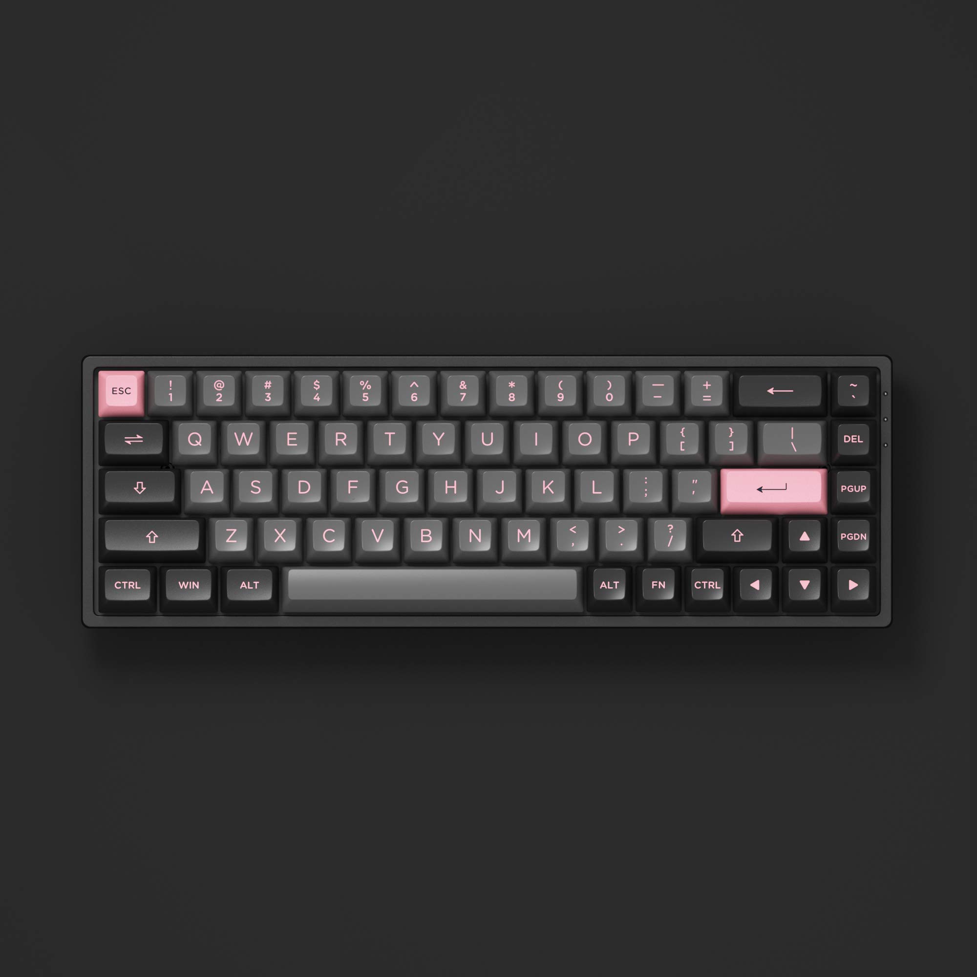 EPOMAKER AKKO Black&Pink 158 Keys ASA Profile Double-Shot PBT Full ...
