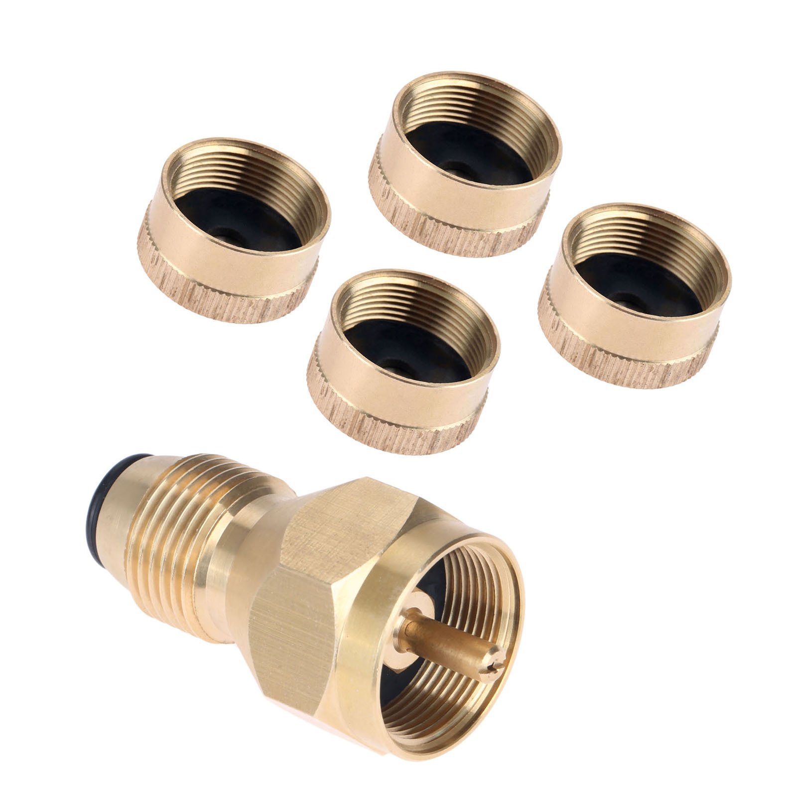 Buy Universal 1lb Propane Tank Refill Adapter + 4Pcs Refill Propane ...