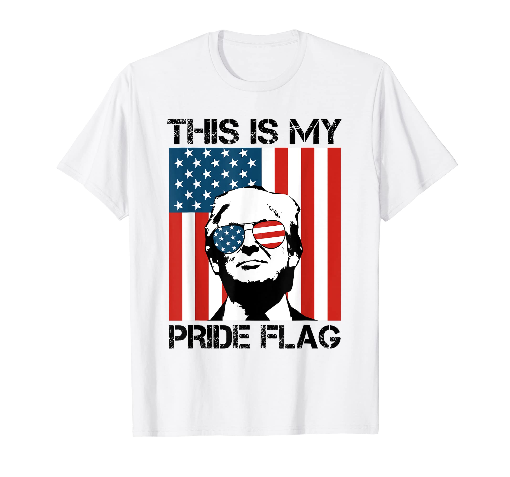 Amazon.com: This Is My Pride Flag Trump American Flag 4th July ...