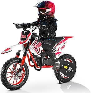 mufsceku 49CC Kids Dirt Bike,Gas Power Motocross,2-Stroke Pit Bike,Off Road Mini Motorcycle ...