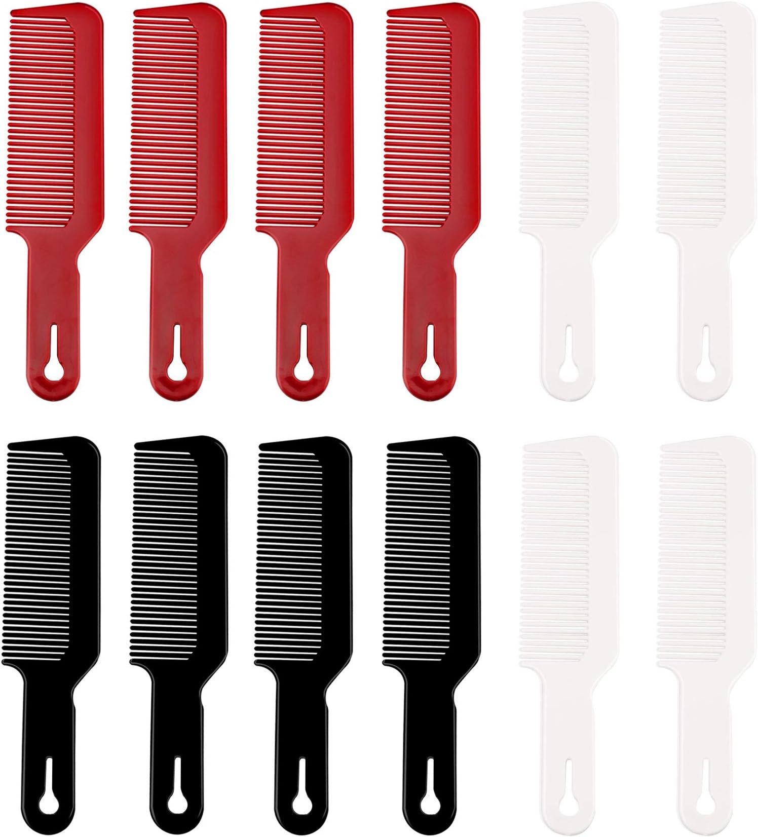 Amazon.com : 6 Pack Heat Resistant Hair Cutting Combs, 9 Inch Flat Top ...