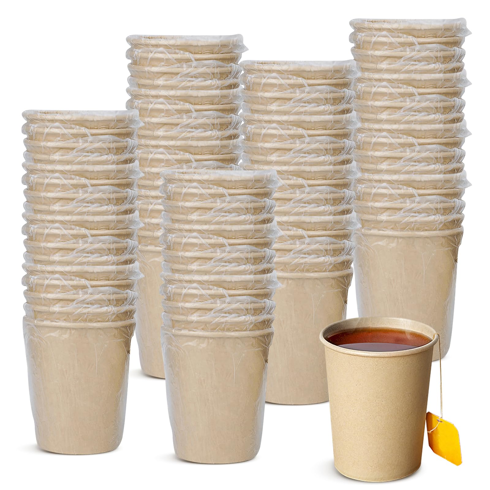 Amazon.com: Individually Wrapped Coffee Cups for Hotel Motel Room,100 ...