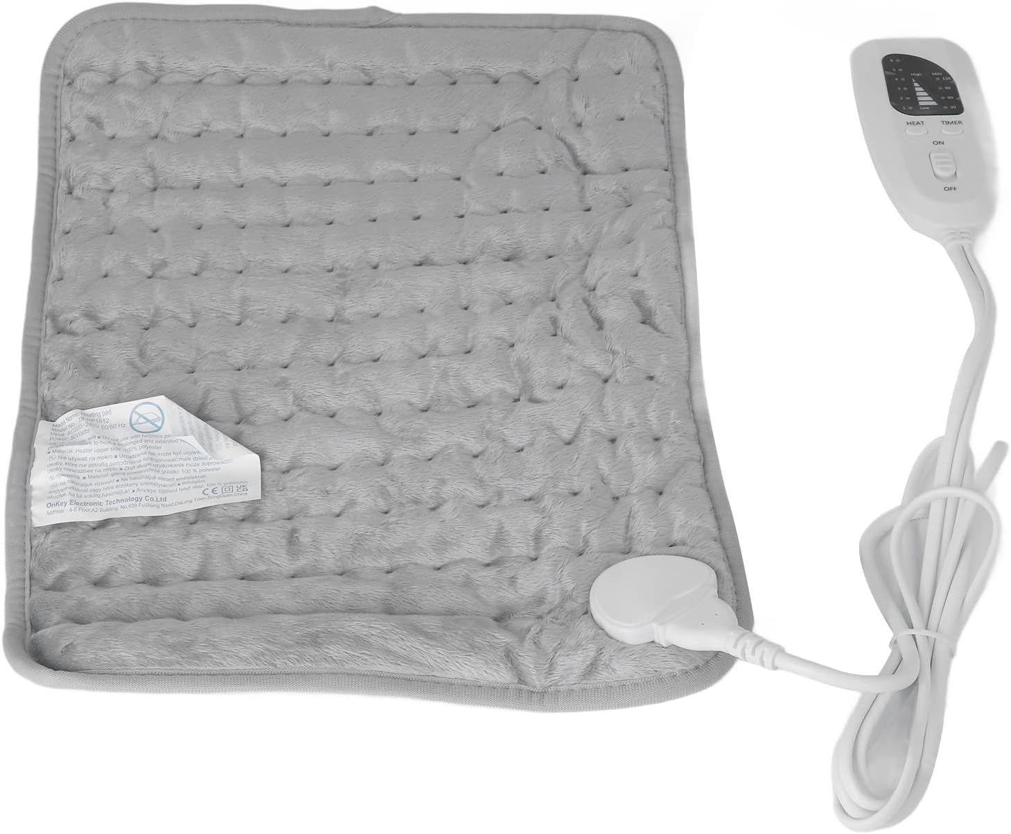 Amazon.com: Electric Heating Pad, Smart Timer 6 Temperature Modes Warm ...