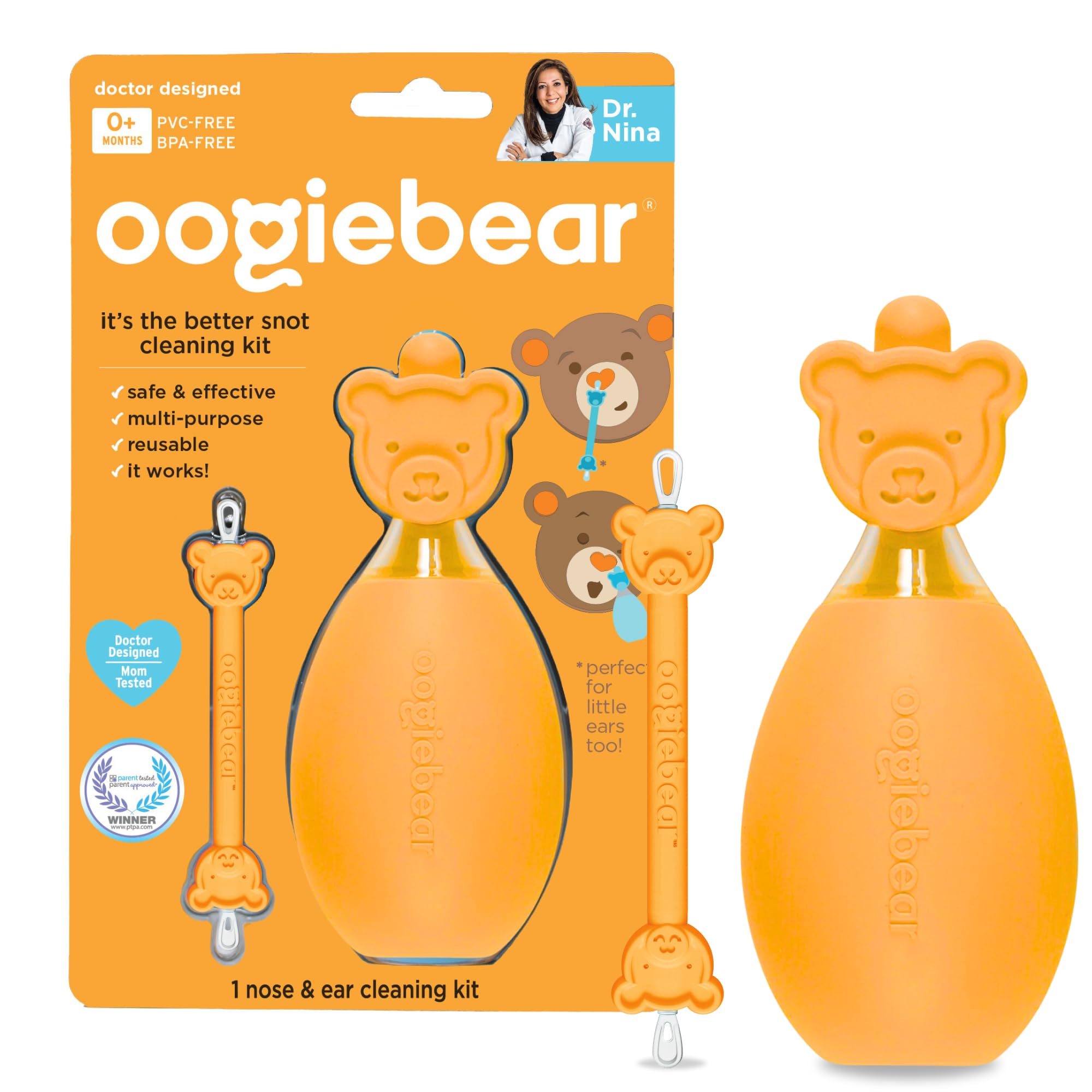Amazon.com : oogiebear: BearPair Baby Nose Cleaner & Ear Wax Removal ...