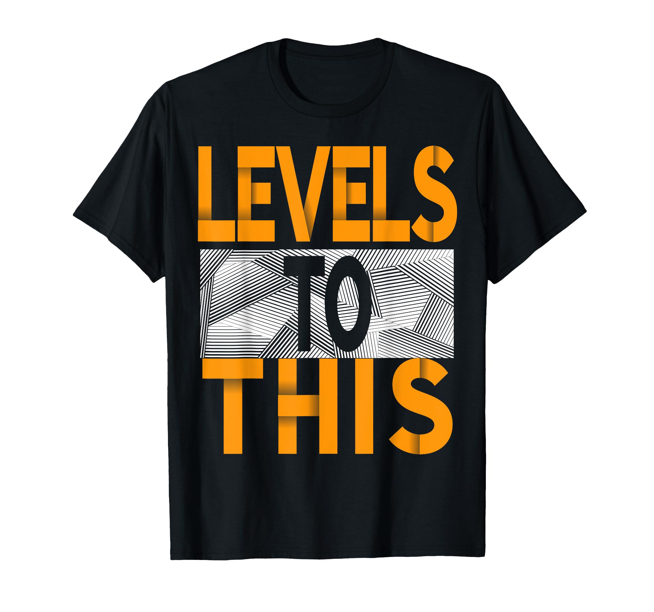Amazon.com: Levels To This Orange Color Graphic T-Shirt : Clothing ...
