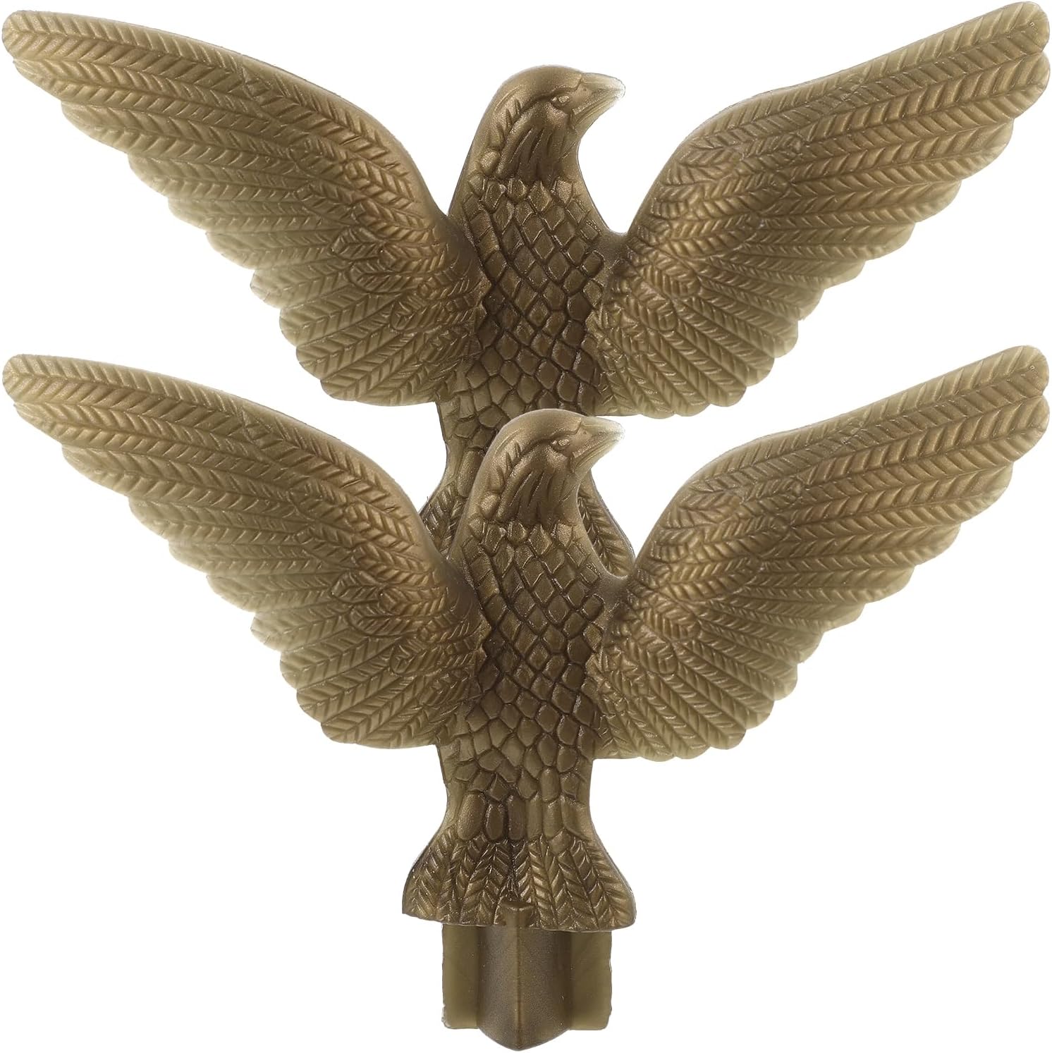 Amazon.com : 2pcs Flagpole Eagle Head Americana Decor Blush Decor Bling ...