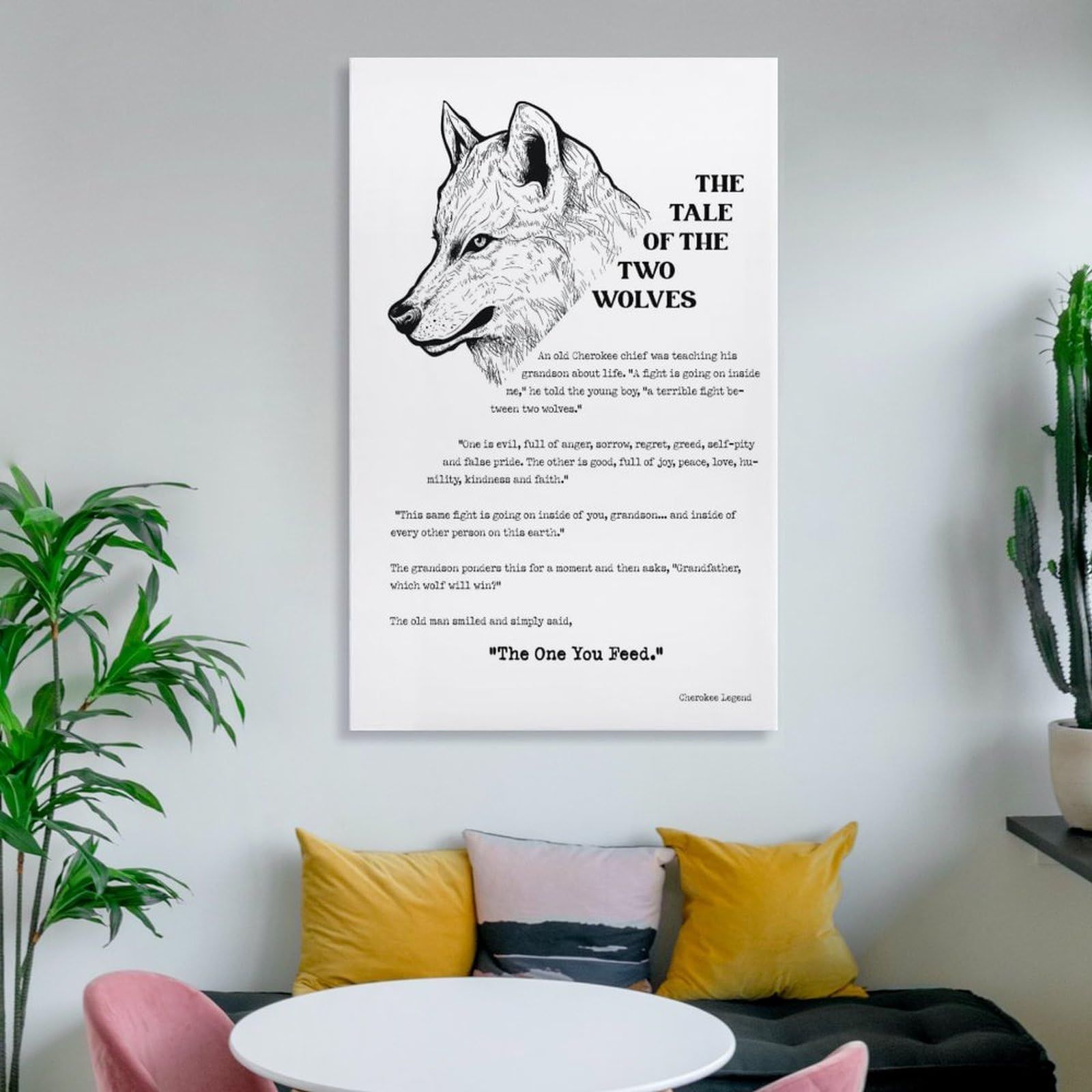 Two Wolves Poem Text