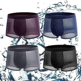 Drop Daddy Boxer Briefs,Ice Silk Mesh Boxer Shorts for Men,Boxhero ...