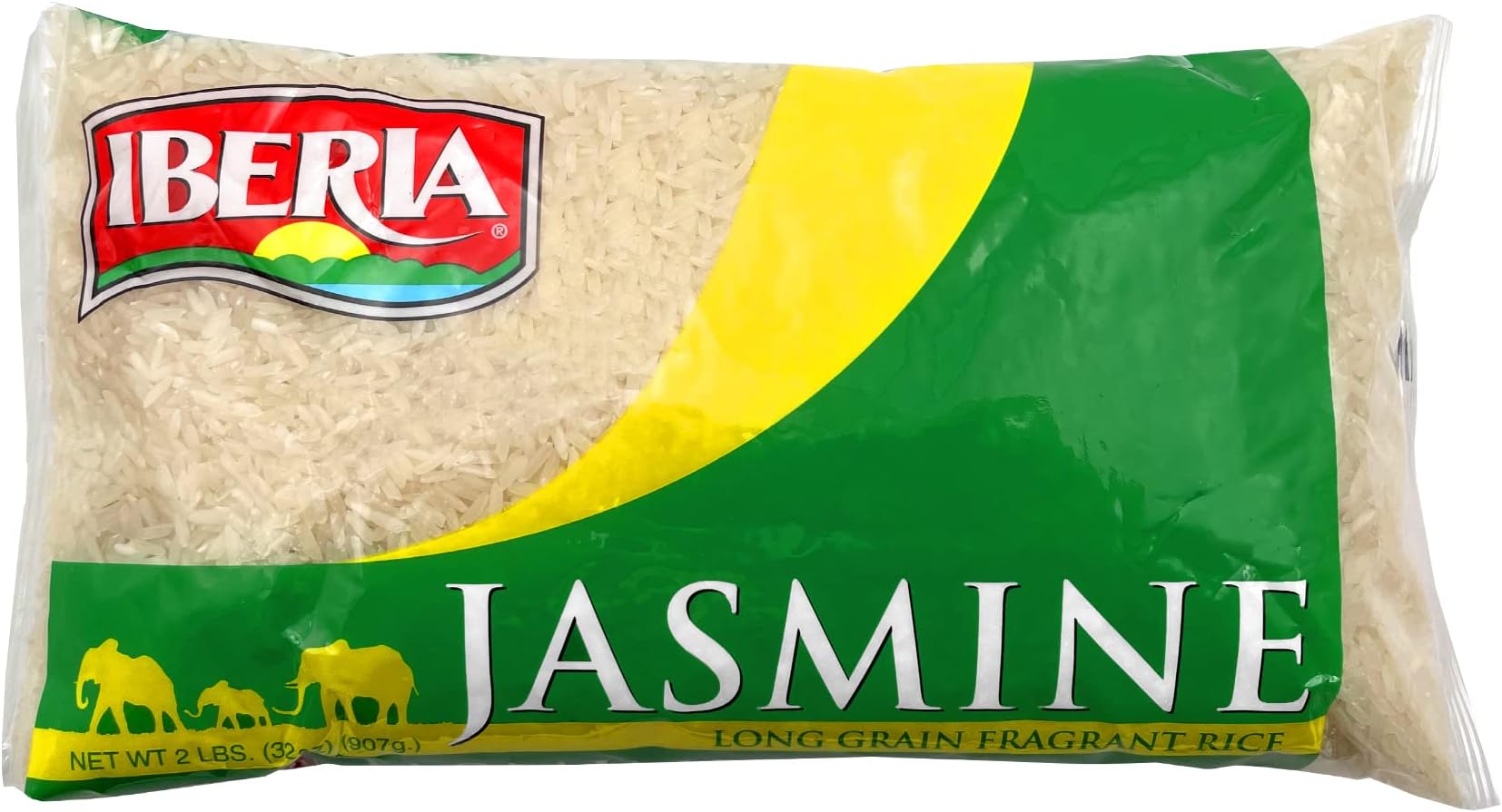 Amazon.com : Iberia Jasmine Long Grain Fragrant Rice, 2 Pound : Grocery ...