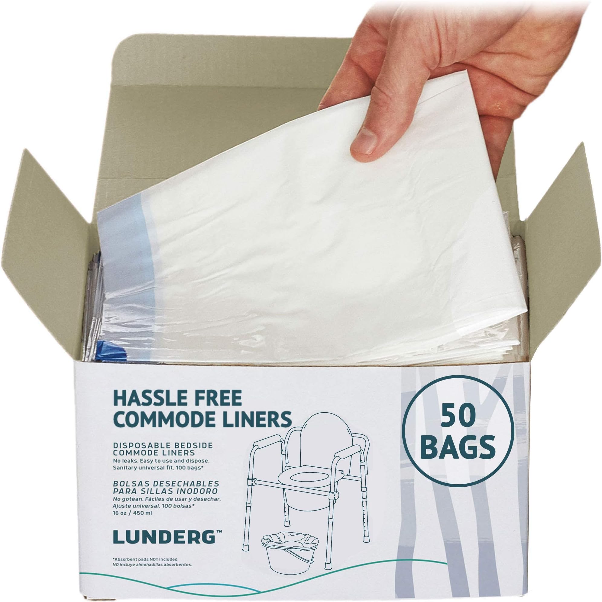 Amazon.com: Carex Commode Liners P709 : Health & Household