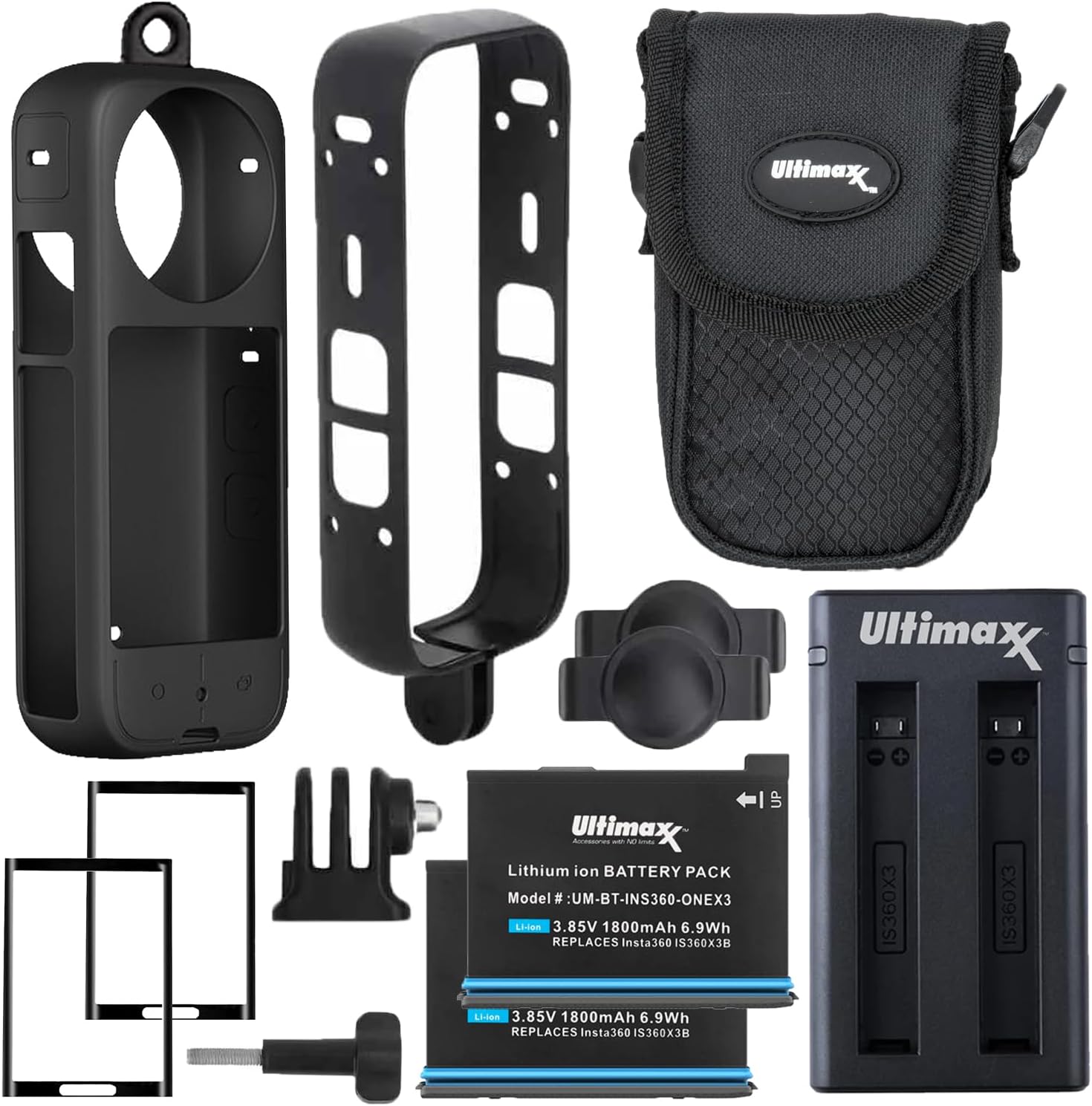 Amazon.com : Accessory Bundle for Insta360 ONE X3 Pocket Action Camera ...