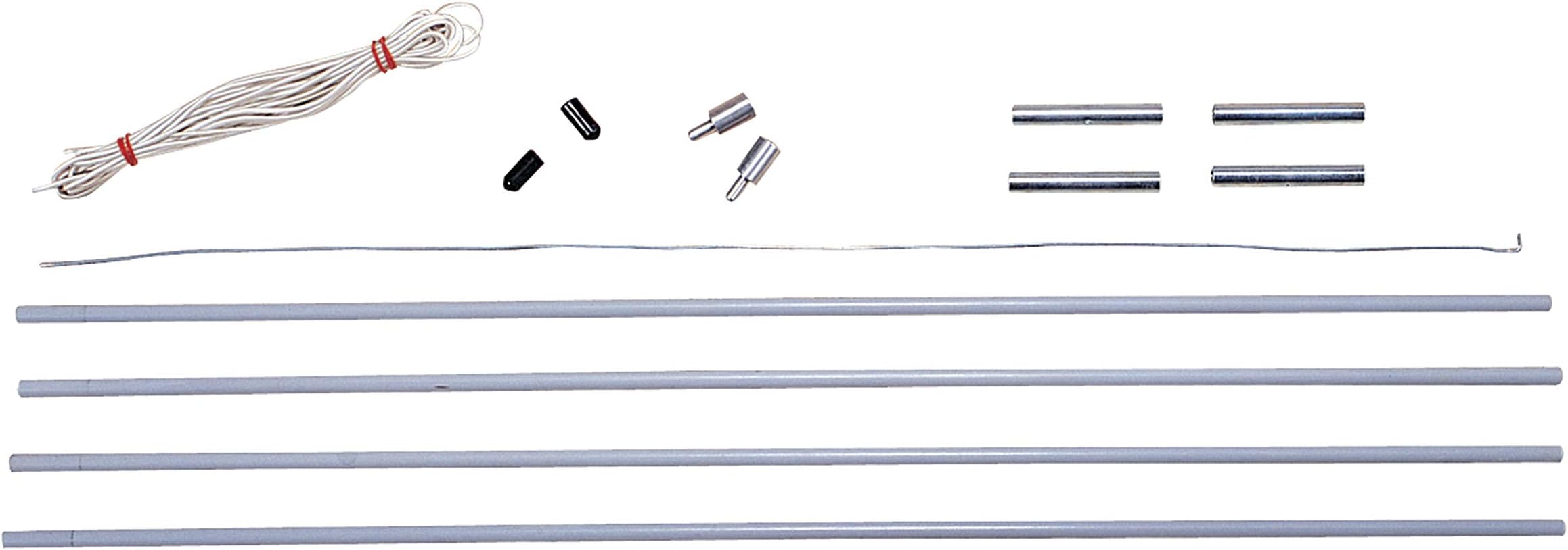 Amazon.com: BATDIYOW Adjustable Tent Poles Steel Rods for Tarp Canopy ...