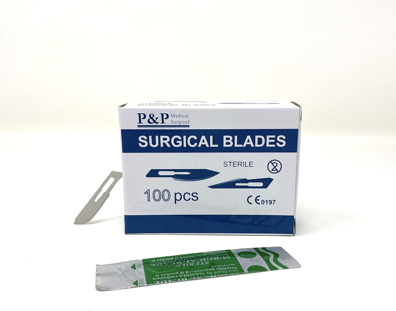 Amazon.com: Disposable Surgical Scalpel Blades Sterile Sizes 10 11 15 ...