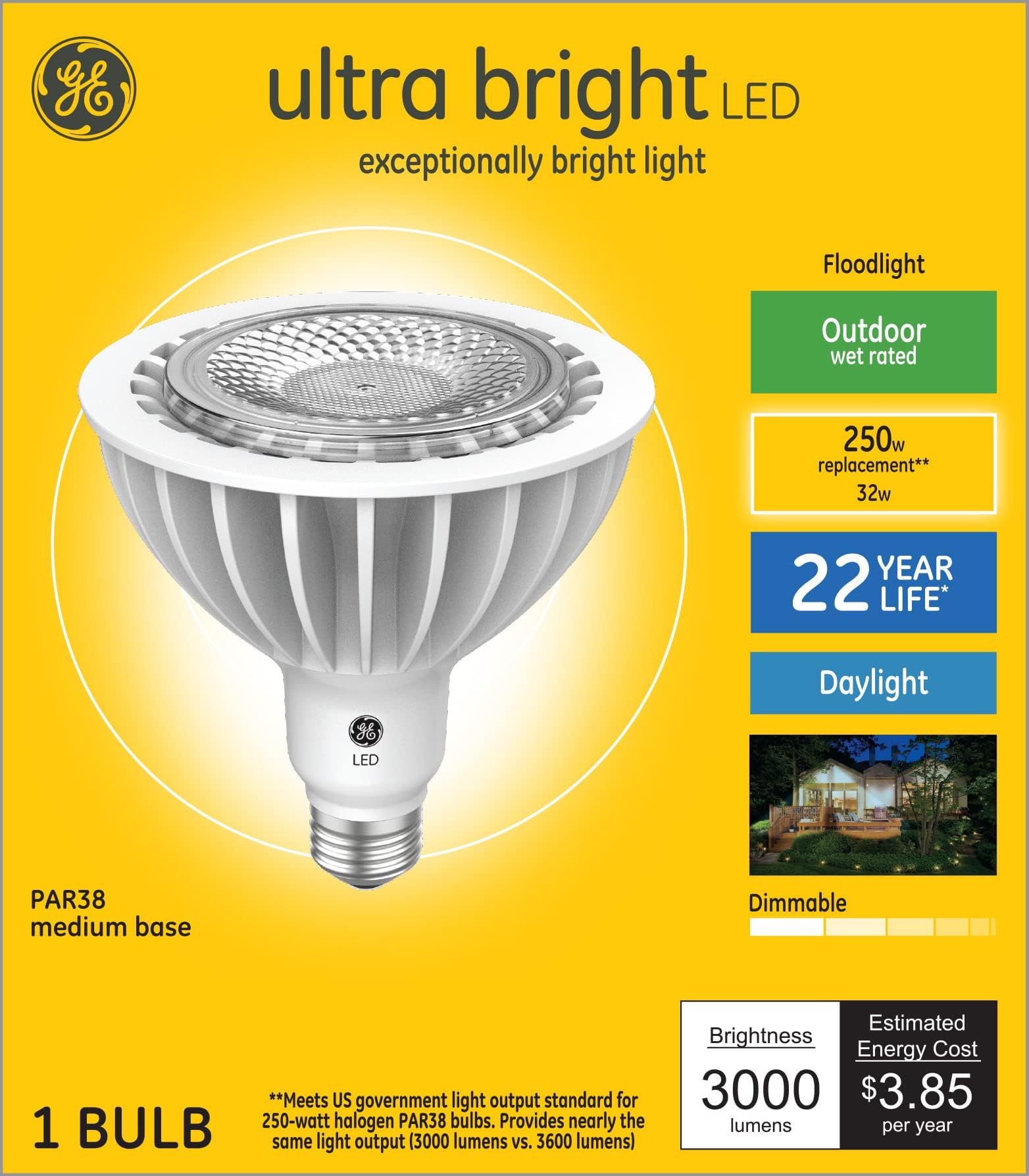 Philips 420885 18-Watt PAR38 LED Soft White 2700K Wide Indoor Flood ...