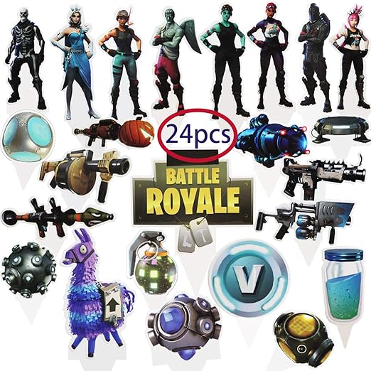 Amazon.com: Video Game Birthday Party Supplies for Game Fans, 24 Pcs ...