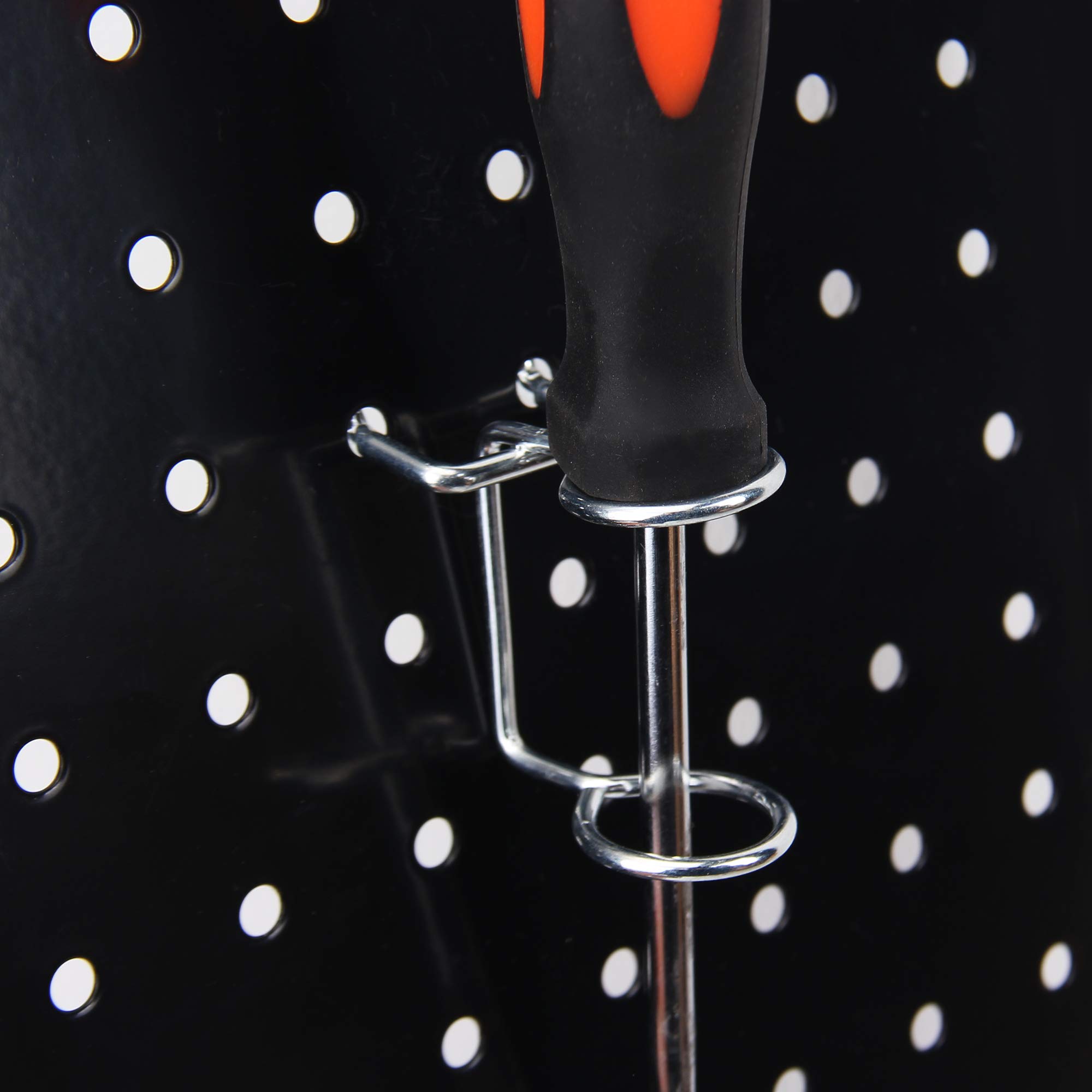 Pegboard Hooks Kit 200PK Pegboard J Hook Assortment Black Peg Hooks ...