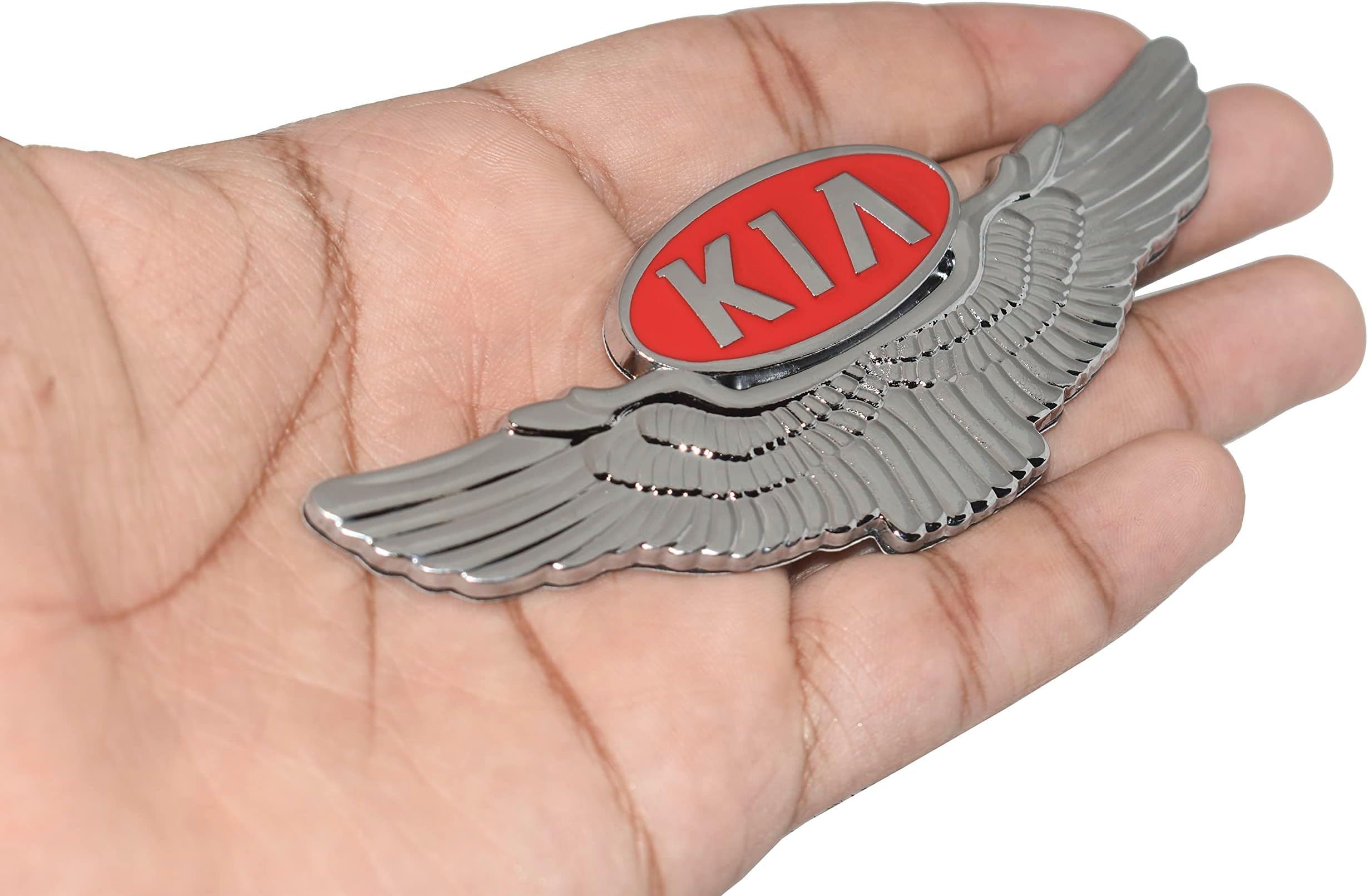Wings Emblem Sticker for Kia Cars, Metal (3) : Amazon.in: Car & Motorbike