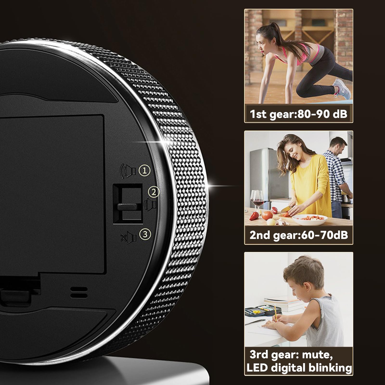 Snapklik.com : Eshome Digital Kitchen Timers, Magnetic Visual Timer ...