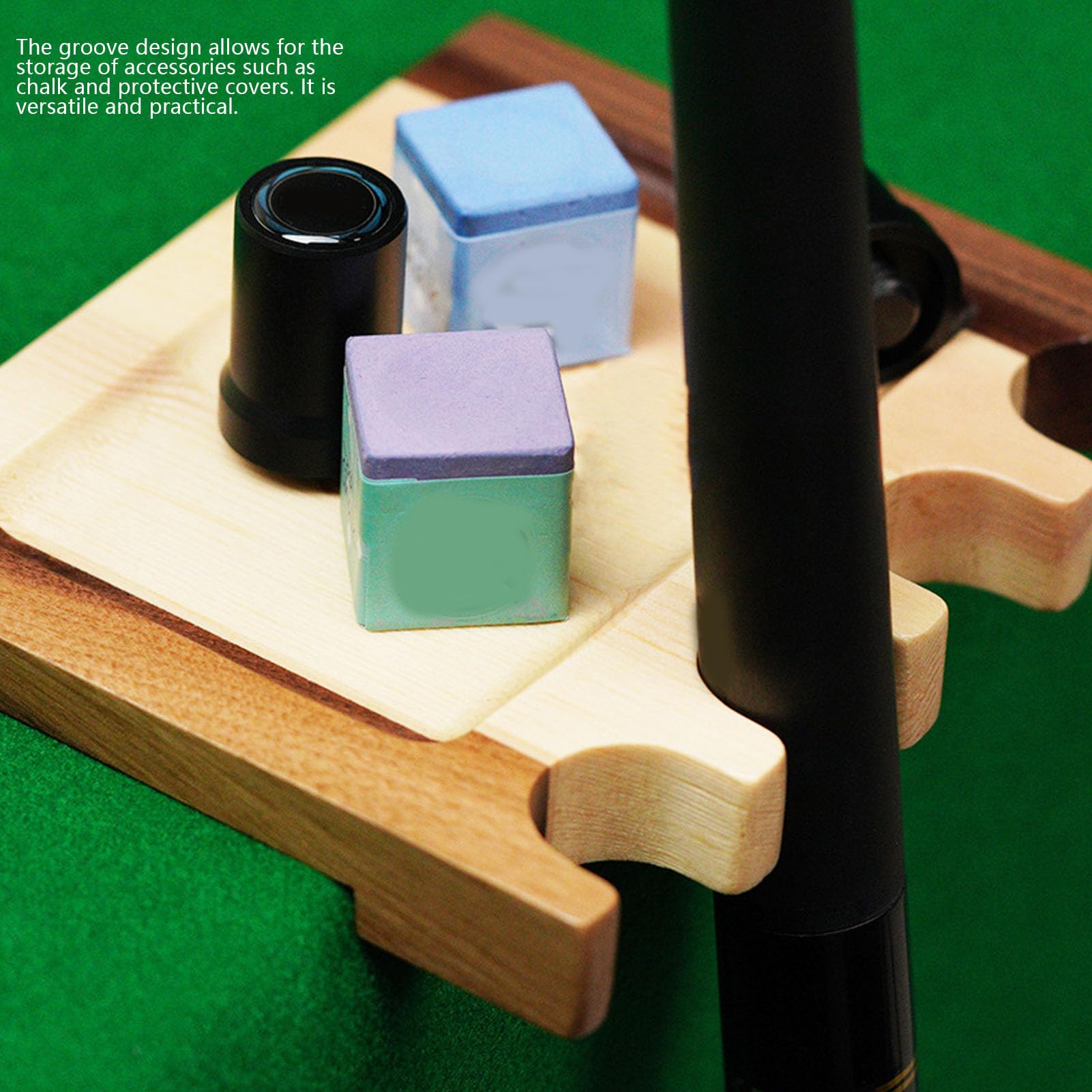 Cue Holder PATIKIL 2 Holes Tail Stand, Rubber Portable Pool Stick Tail ...