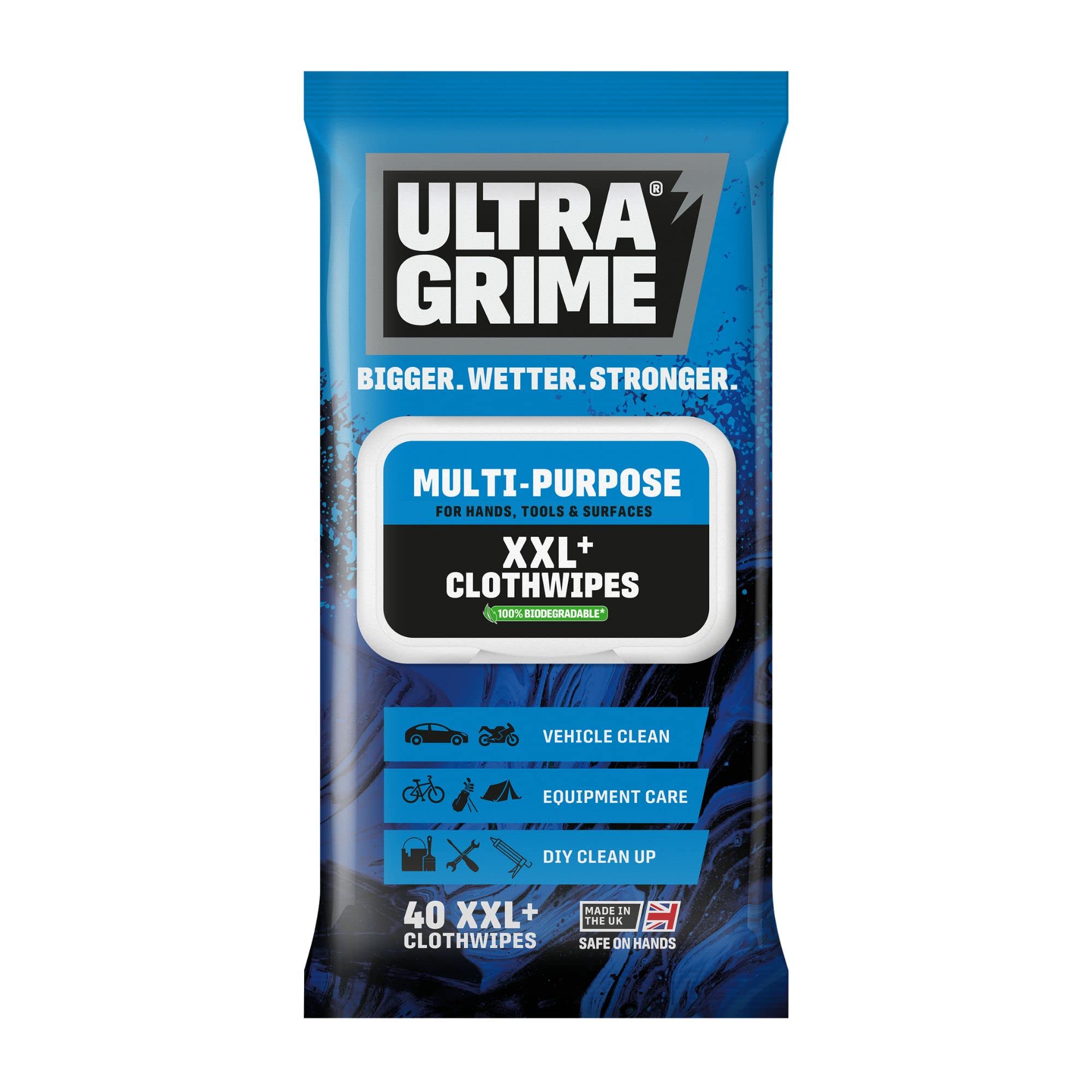 UltraGrime Multi-Purpose Original XXL+ Clothwipes - Big Size ...